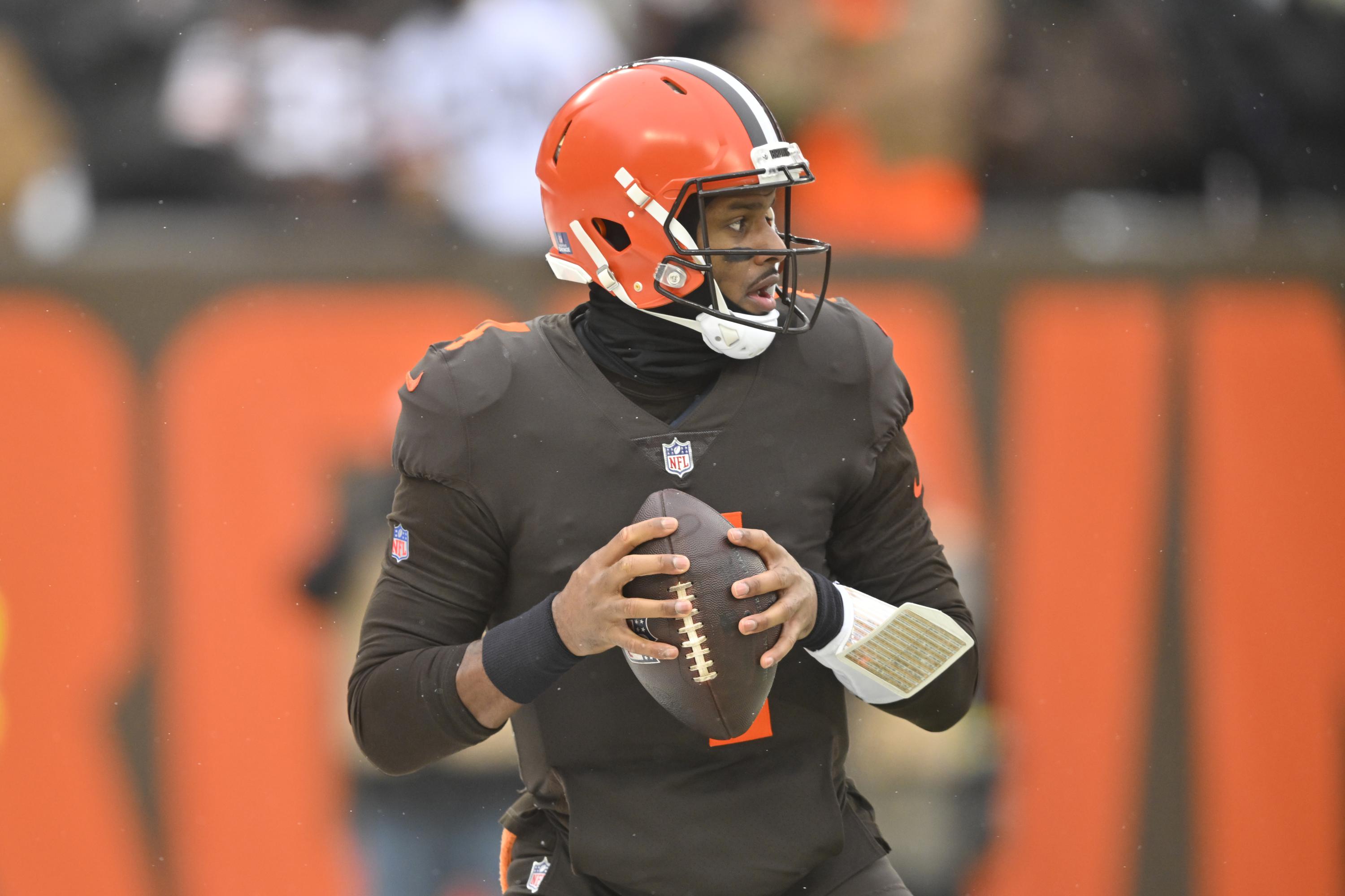 Deshaun Watson preaches patience in early stages with Browns | AP News