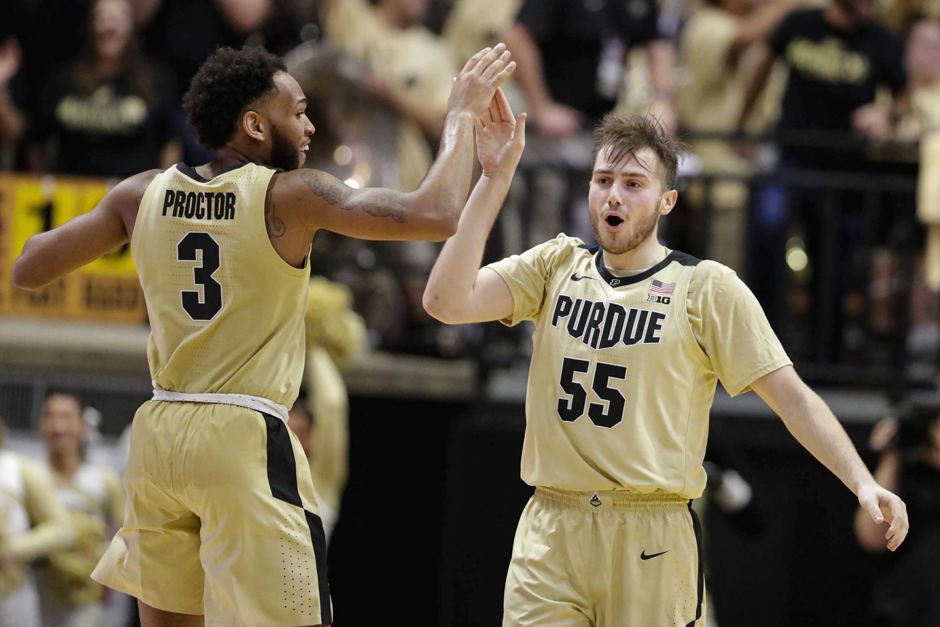 Purdue shuts down No. 5 Virginia in 69-40 blowout of champs | AP News
