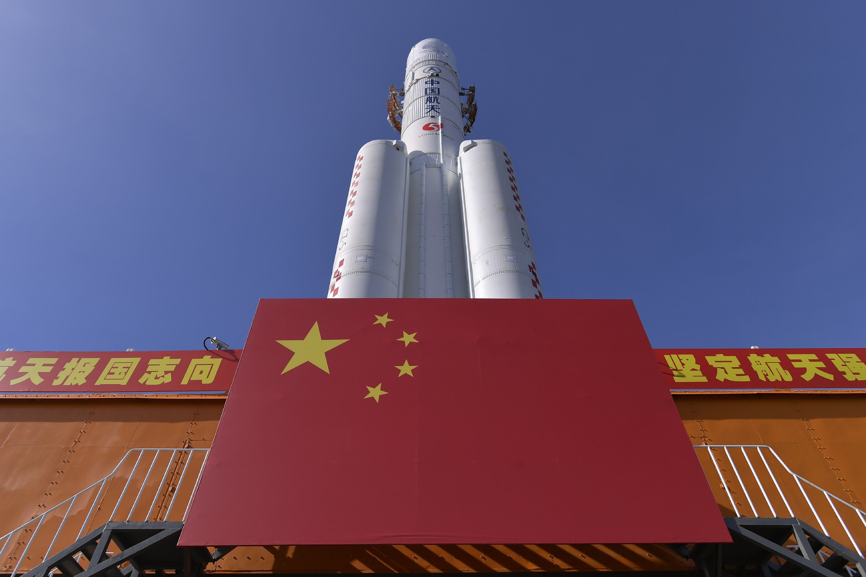 China Positions Rocket Ahead Of Ambitious Lunar Mission AP News China Positions Rocket Ahead Of Ambitious Lunar Mission AP News