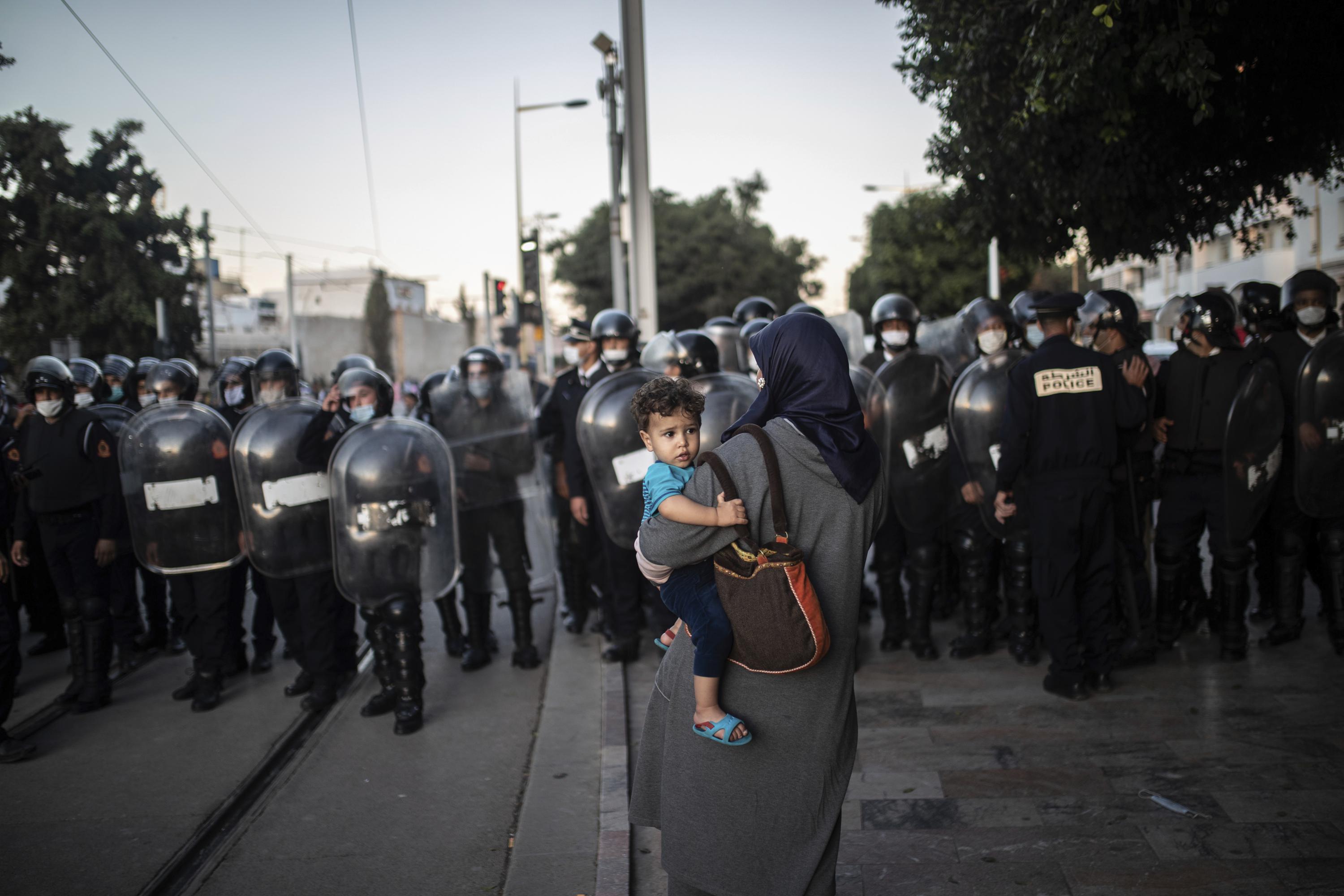 Moroccans Protest Vaccine Pass Required For Work Travel Ap News
