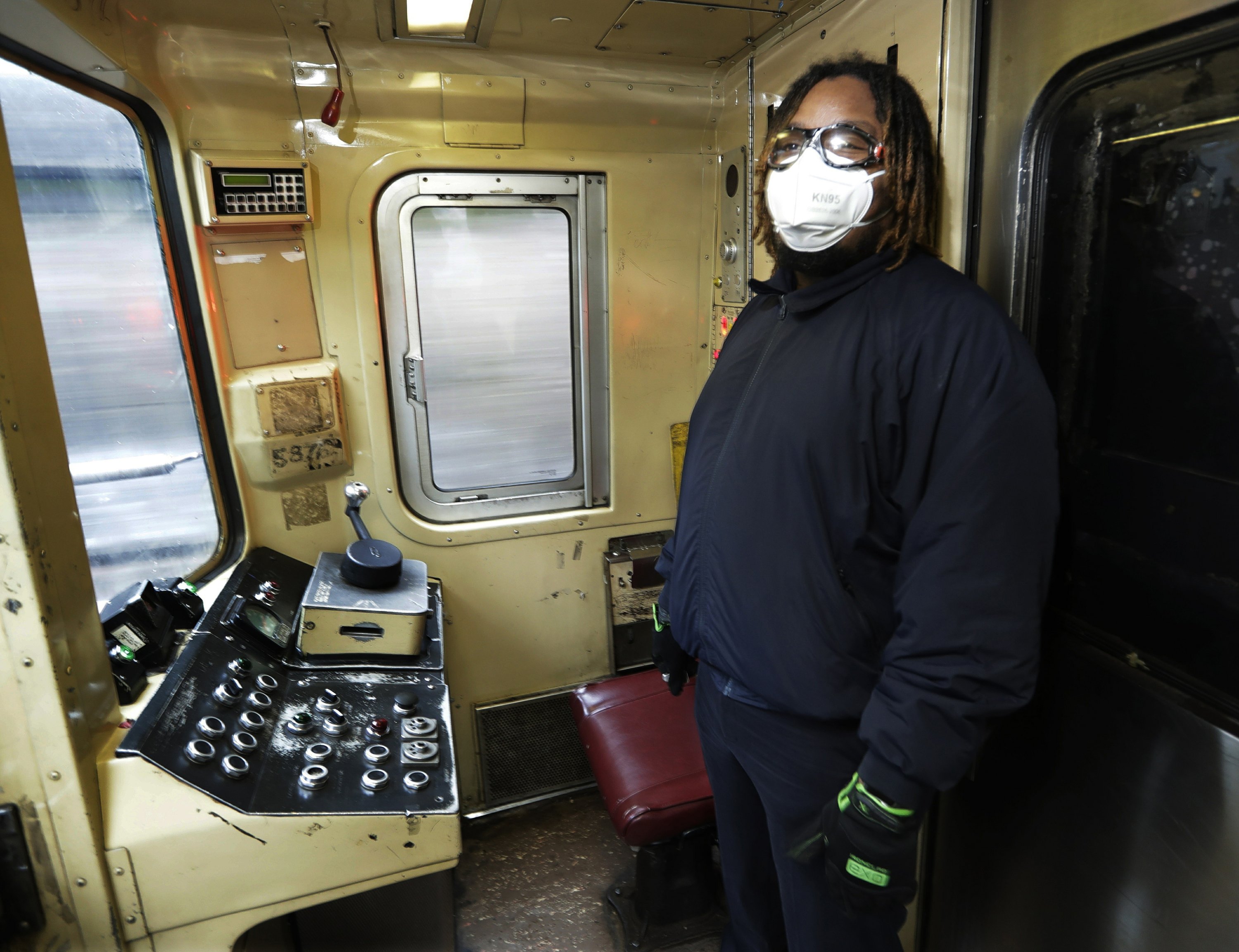 Transit workers demand protections as NY re-opens | AP News