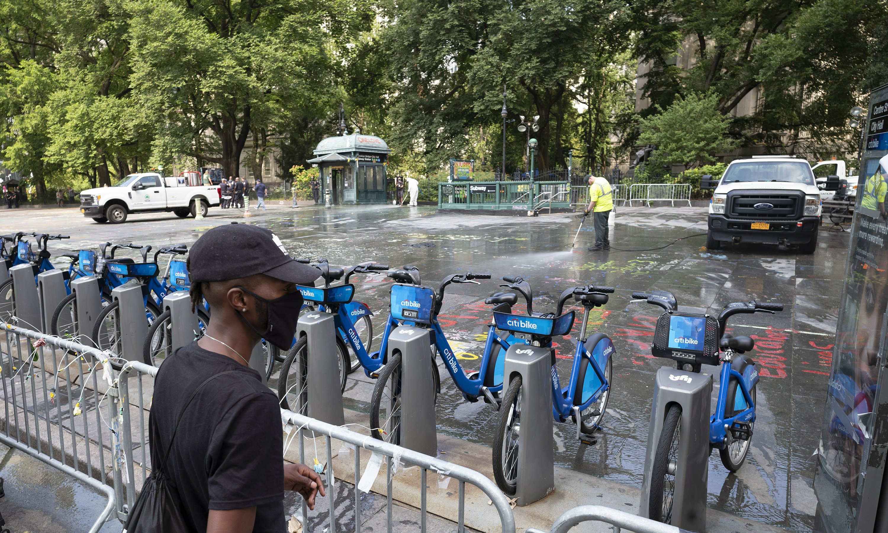 Police in riot gear clear NYC's 'Occupy City Hall' camp | AP News