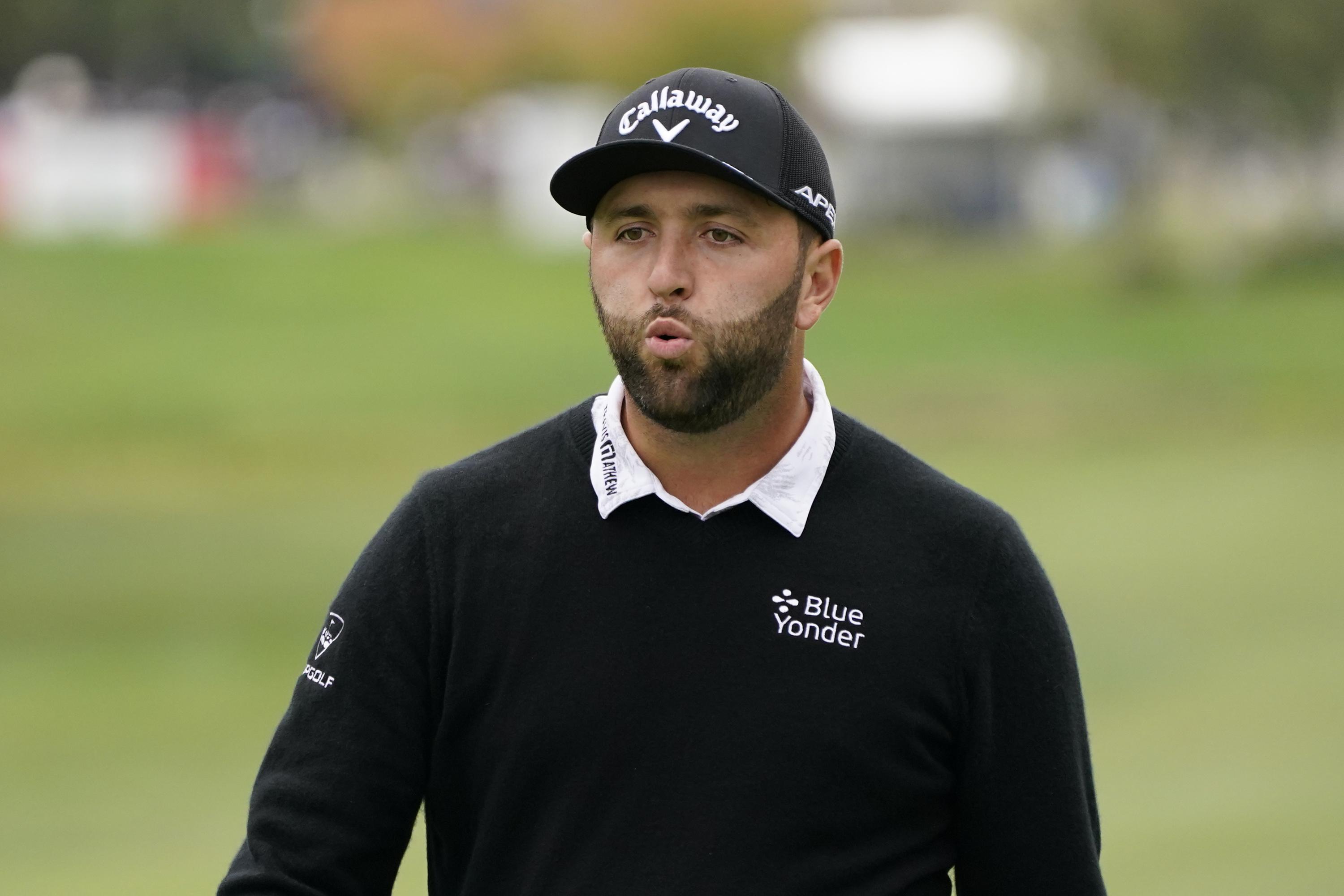 Jon Rahm motivated for more following player of year snub | AP News