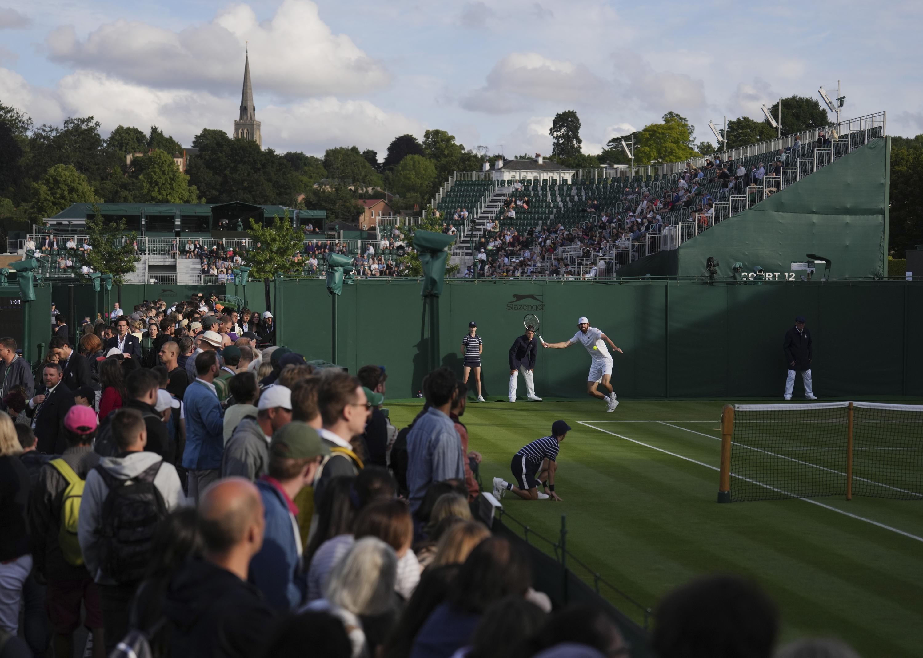 Wimbledon wild-card entry outside top 100 gets Djokovic next | AP News