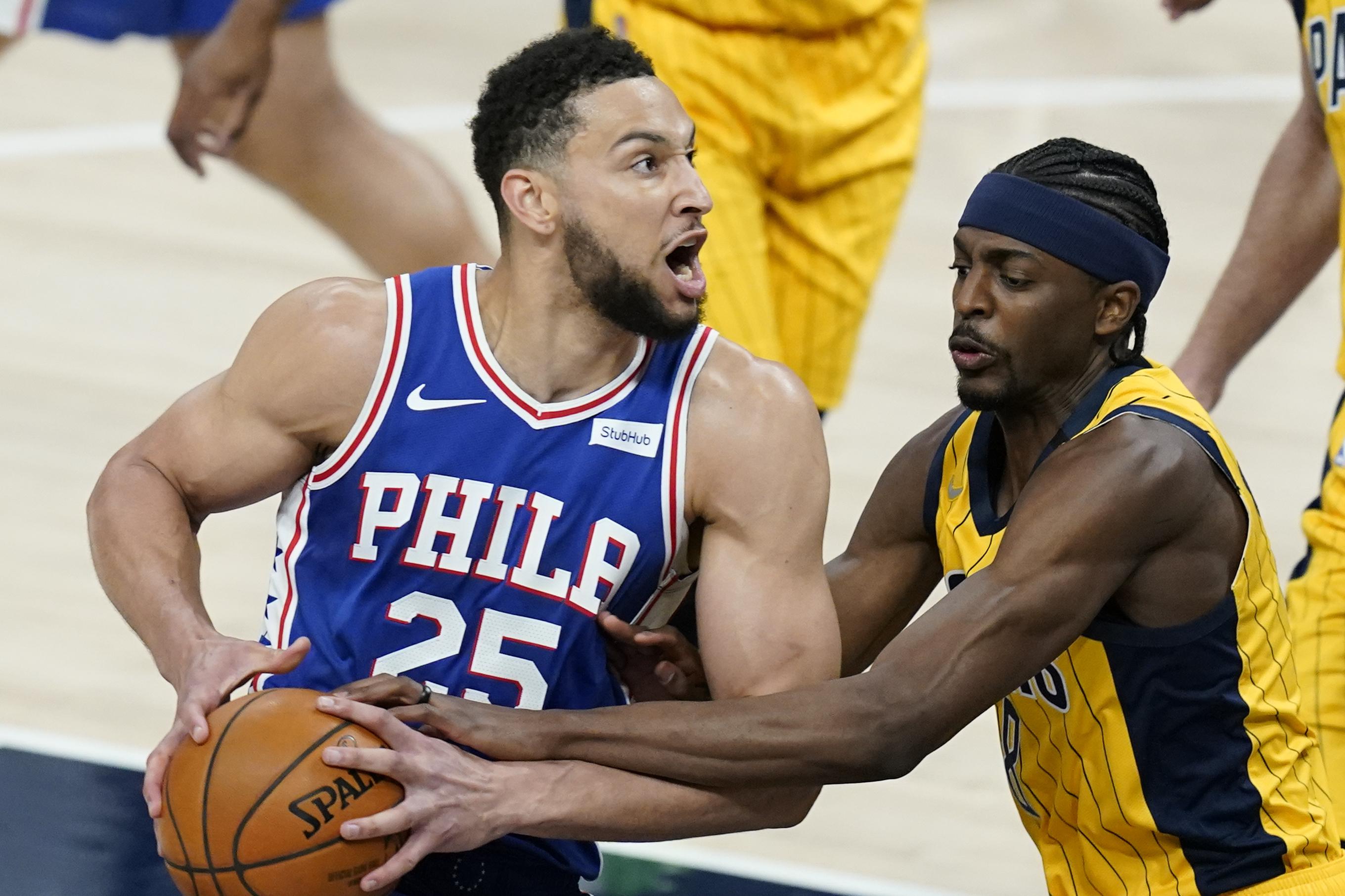 Pacers rally late for 103-94 win to snap 76ers streak | AP News