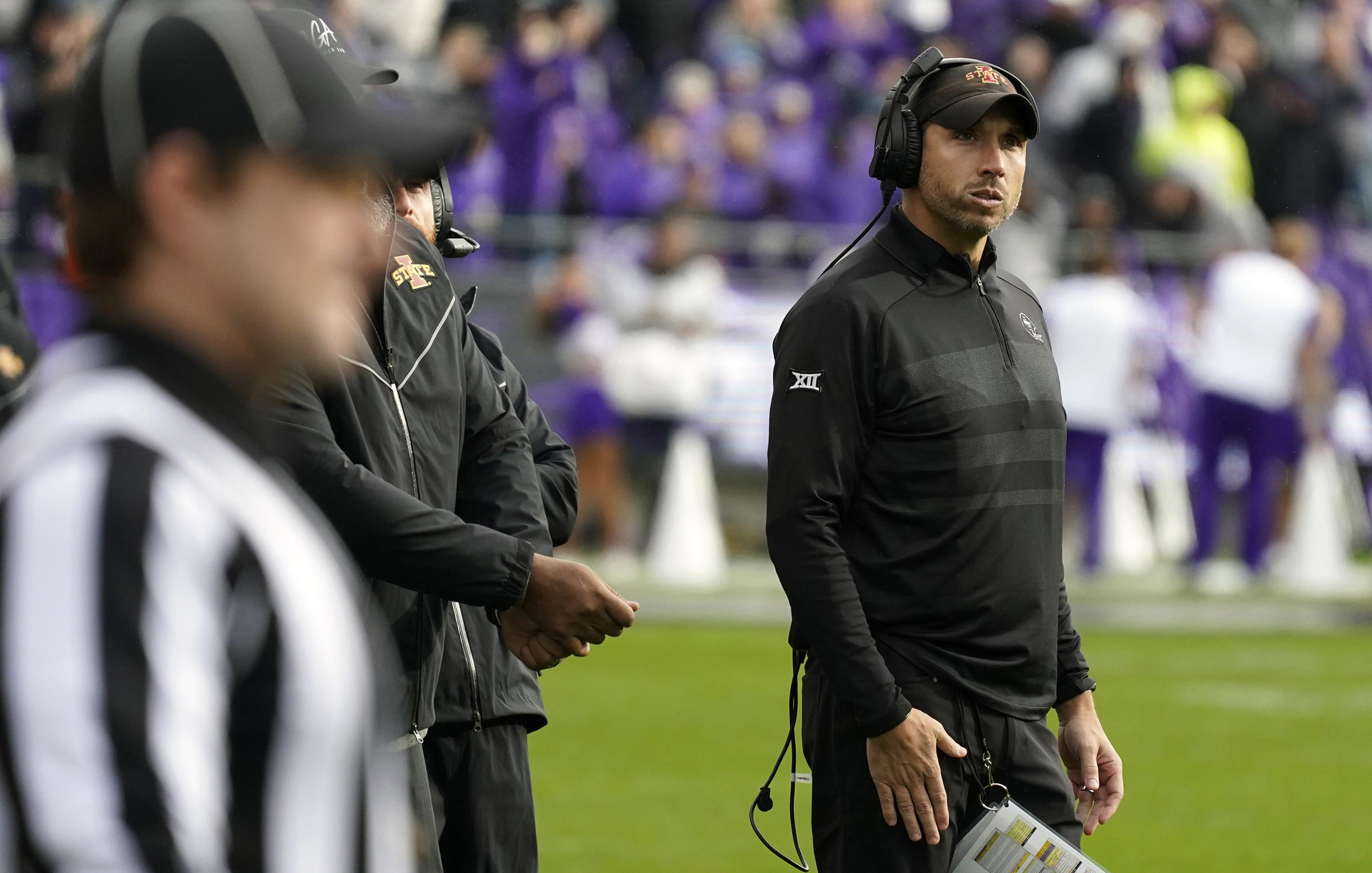 Campbell's Iowa State staff shakeup ousts OC Manning | AP News