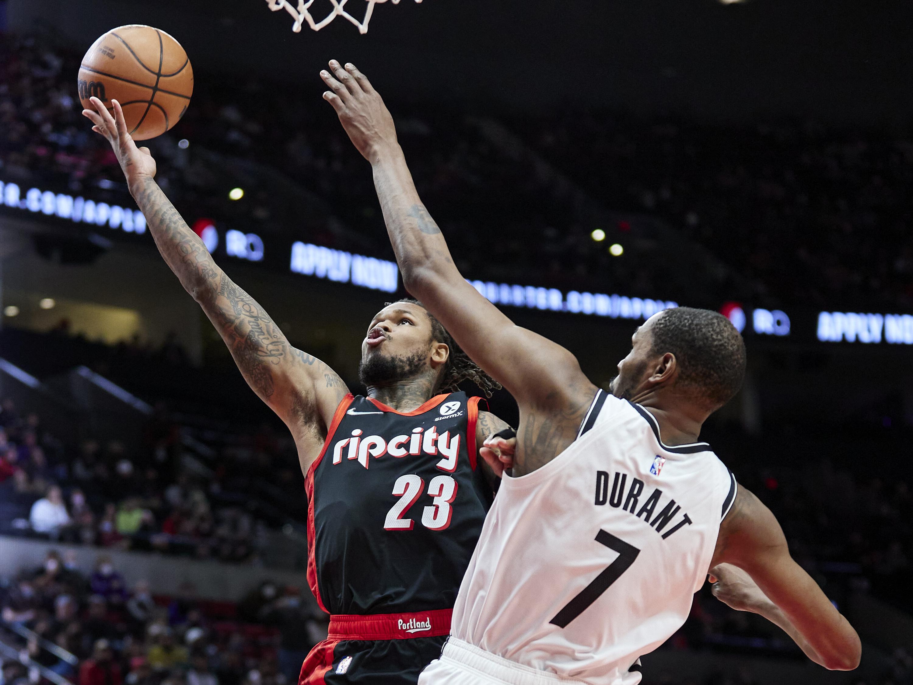 Sin Harden, Trail Blazers superan a Nets 114-108 | AP News