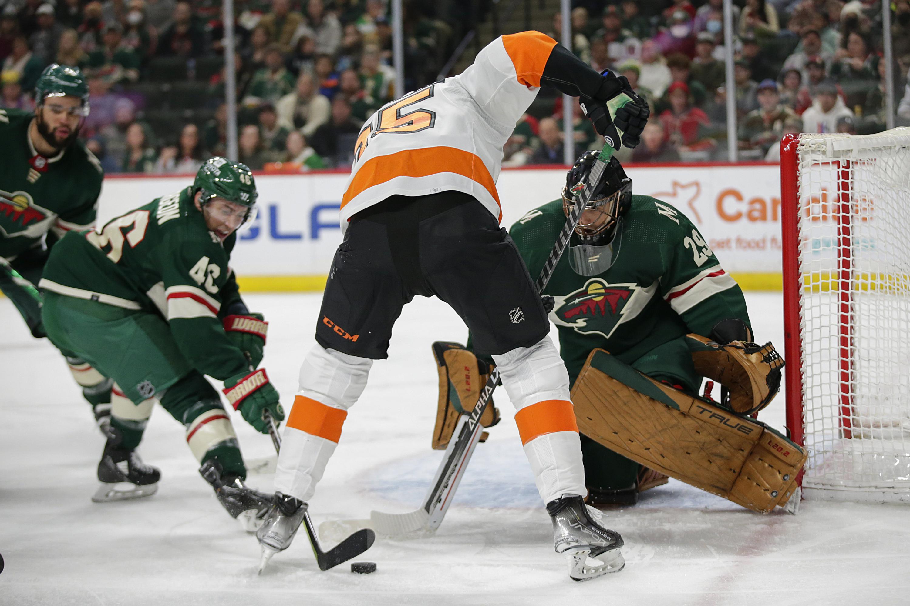 Fleury, Wild beat Flyers 4-1, extend win streak to 7 games | AP News