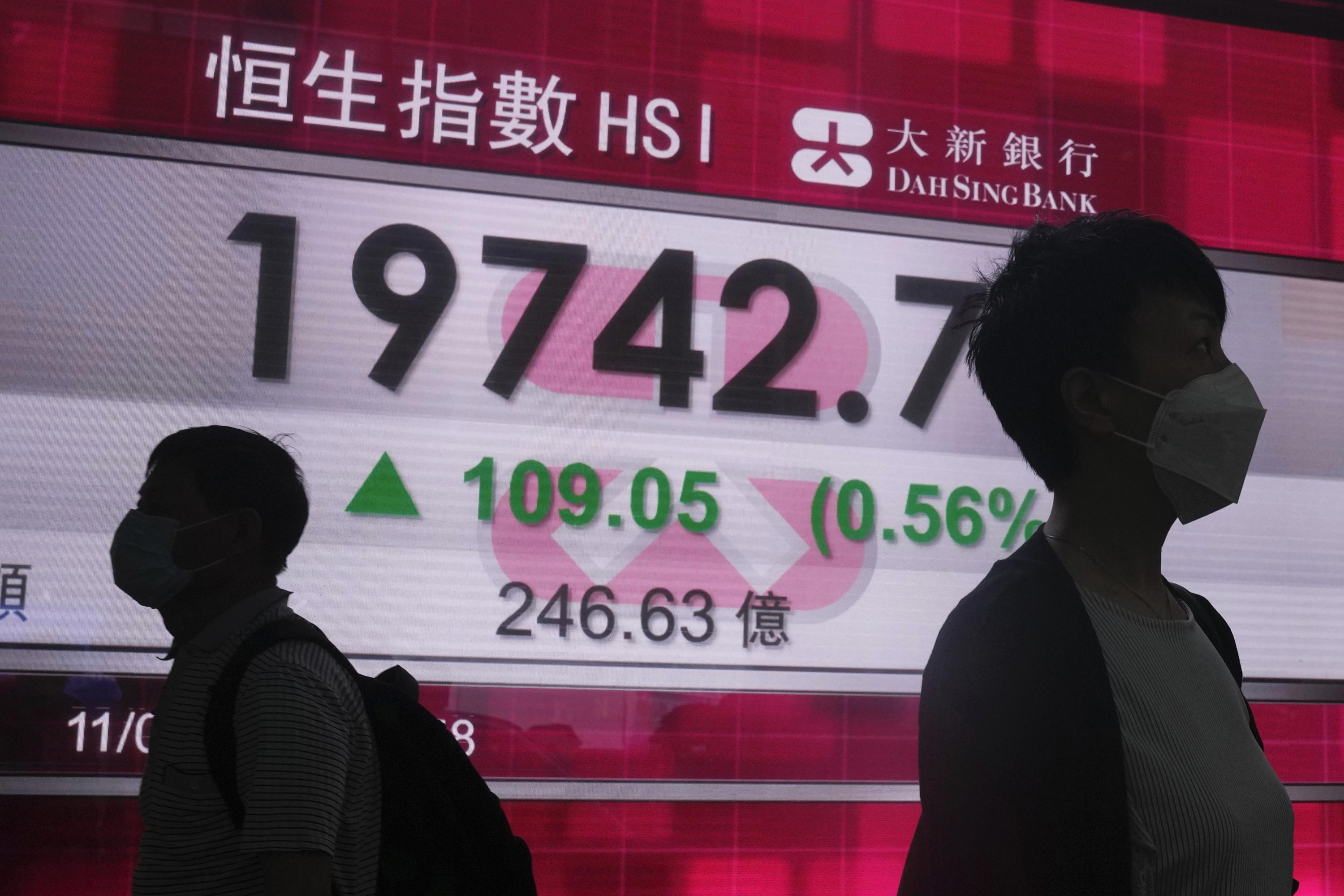 Asian stocks mixed, China gains ahead of US price data | AP News
