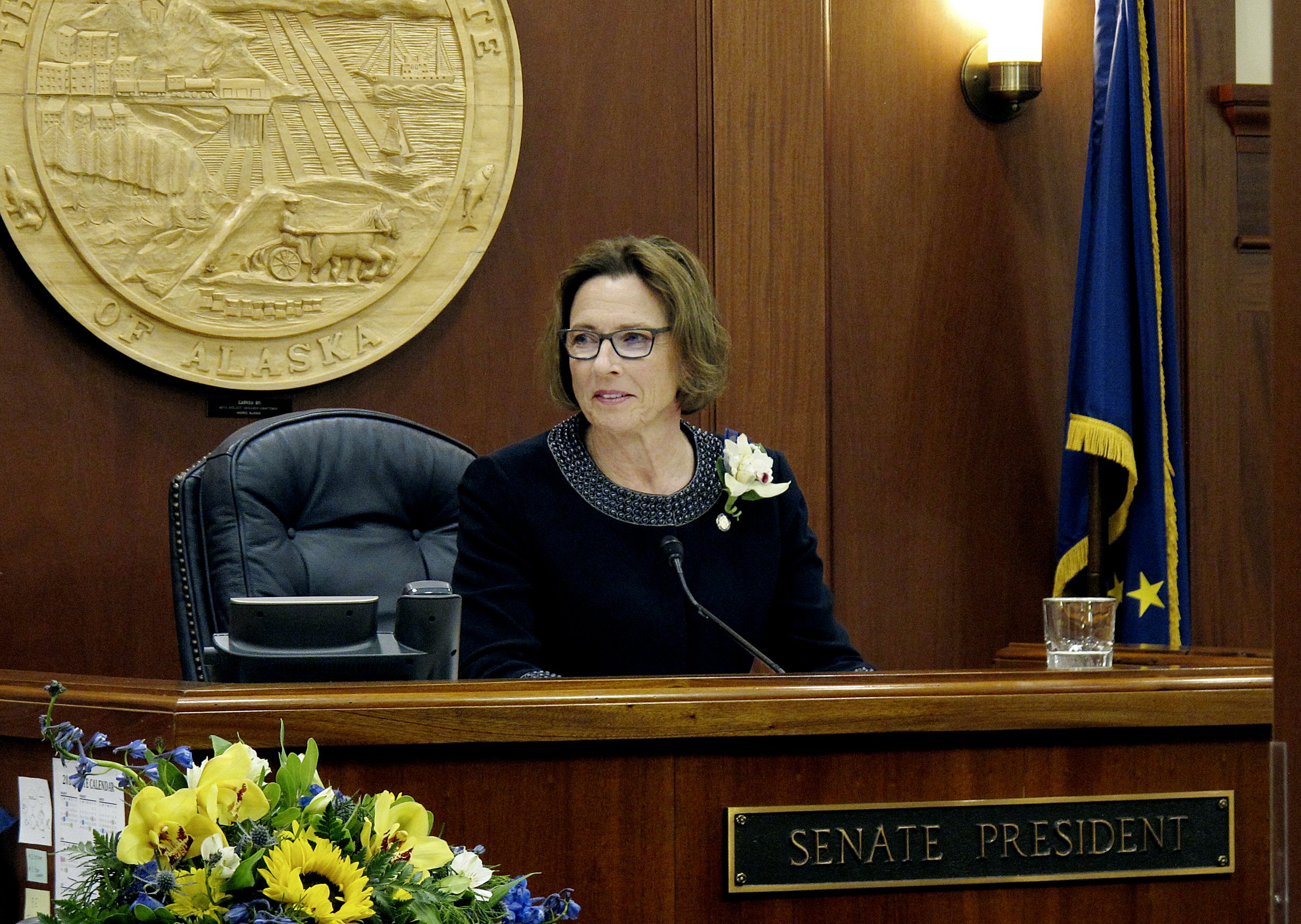 Alaska Senate president in spotlight with dividend fight