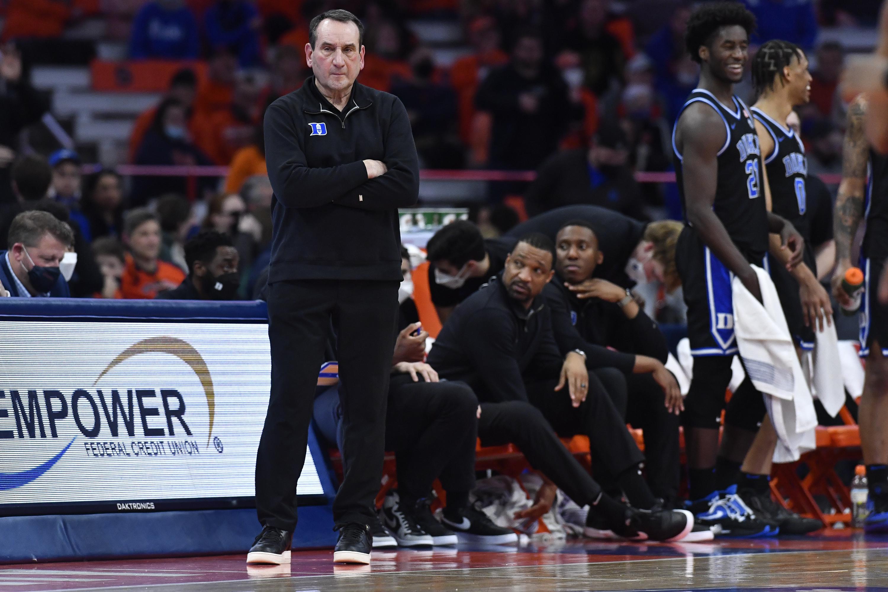 After year of deflection, Coach K's Cameron farewell at hand | AP News