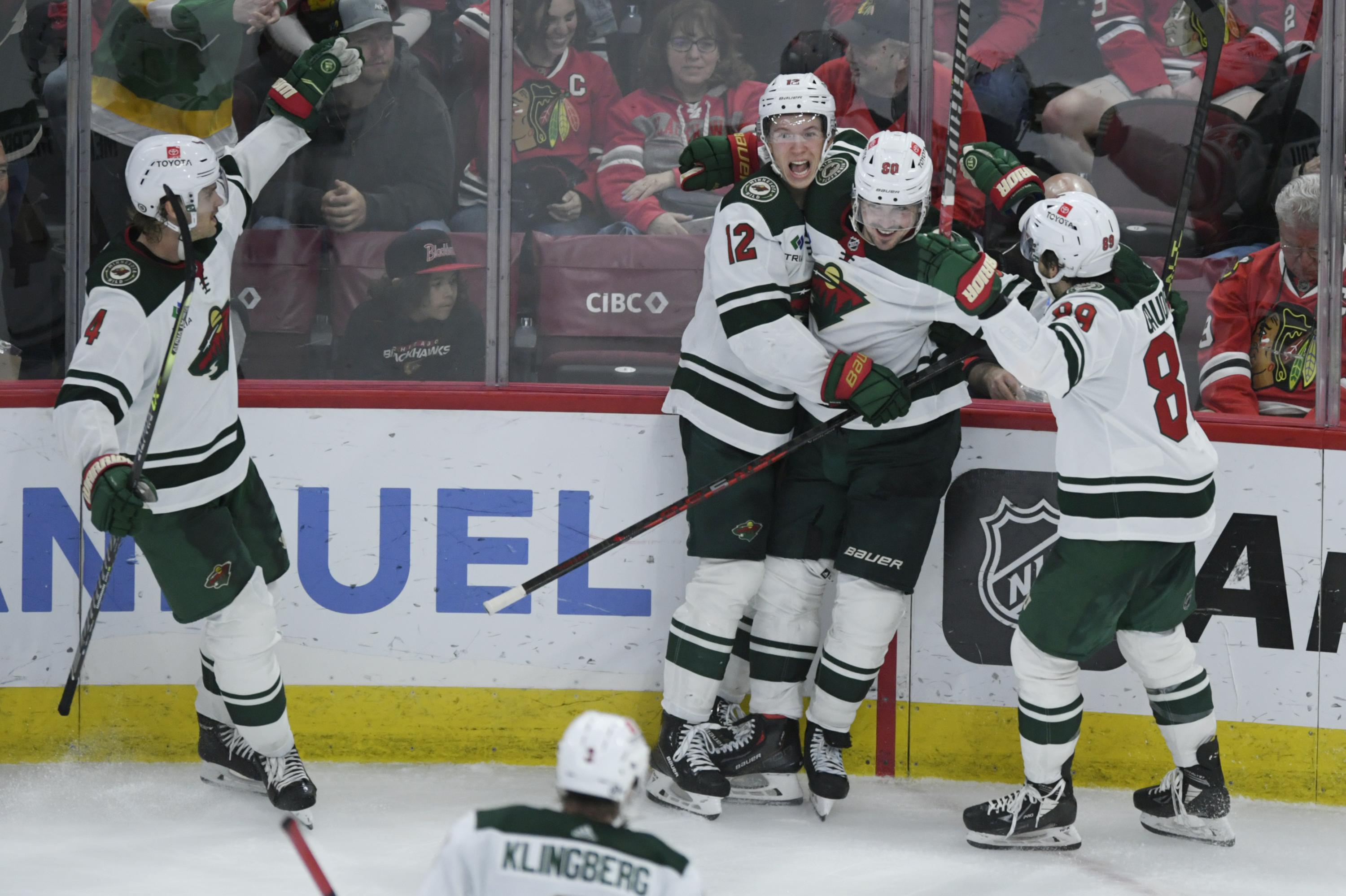 Johansson helps Wild rally for 4-2 victory over Blackhawks | AP News