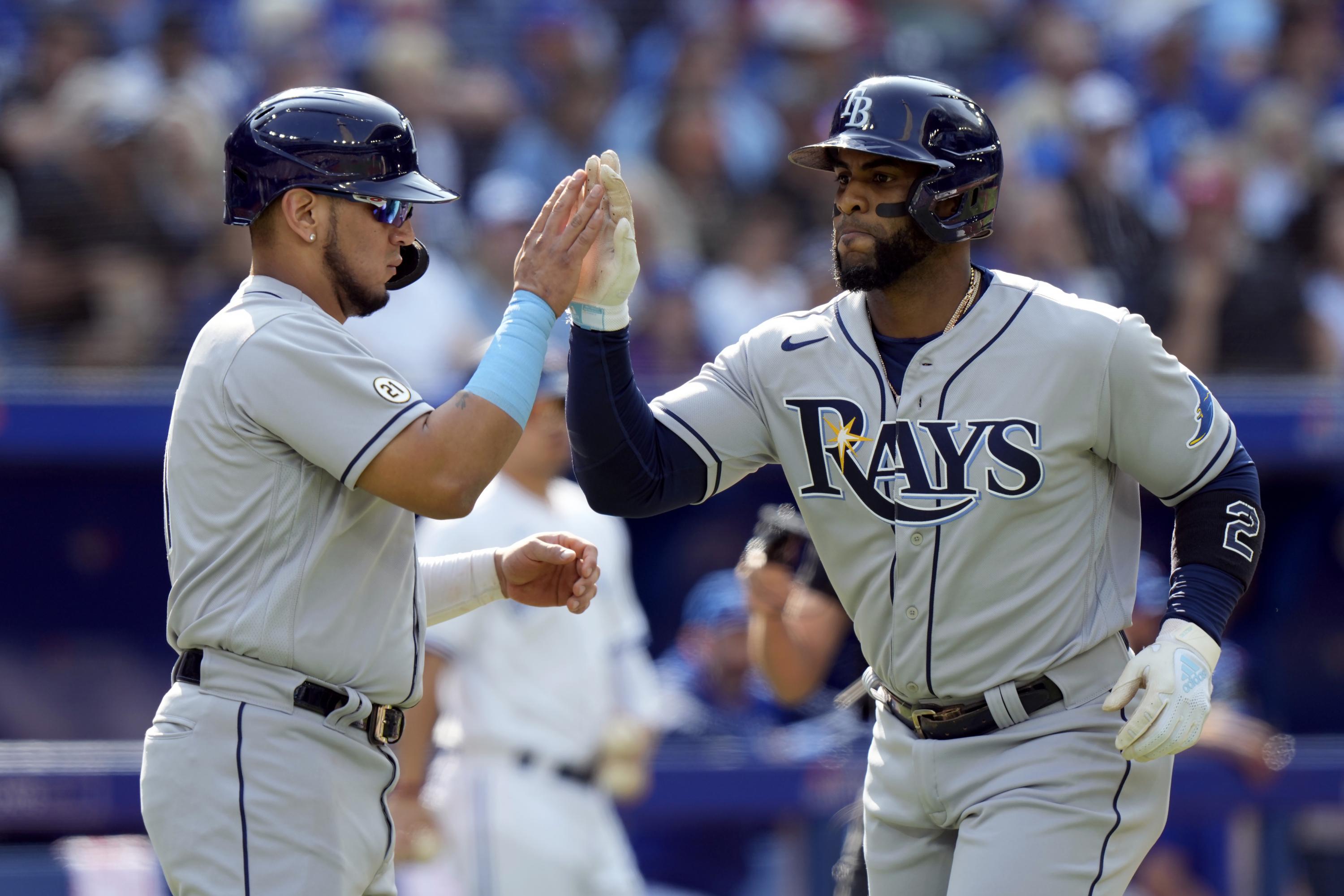 Rays start 9 Latin American players, rout Blue Jays 11-0 | AP News