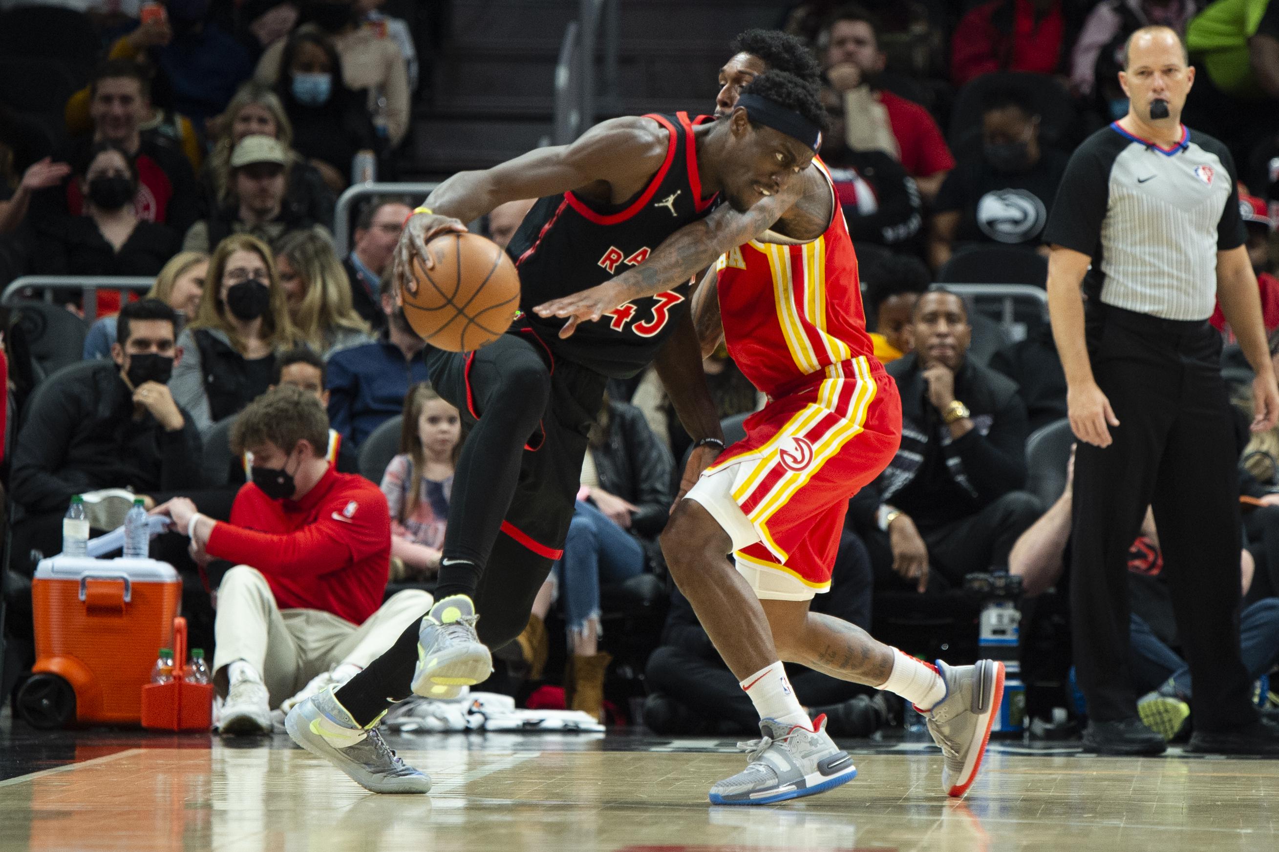 Raptors end Hawks' 7-game win streak behind Trent, Siakam | AP News