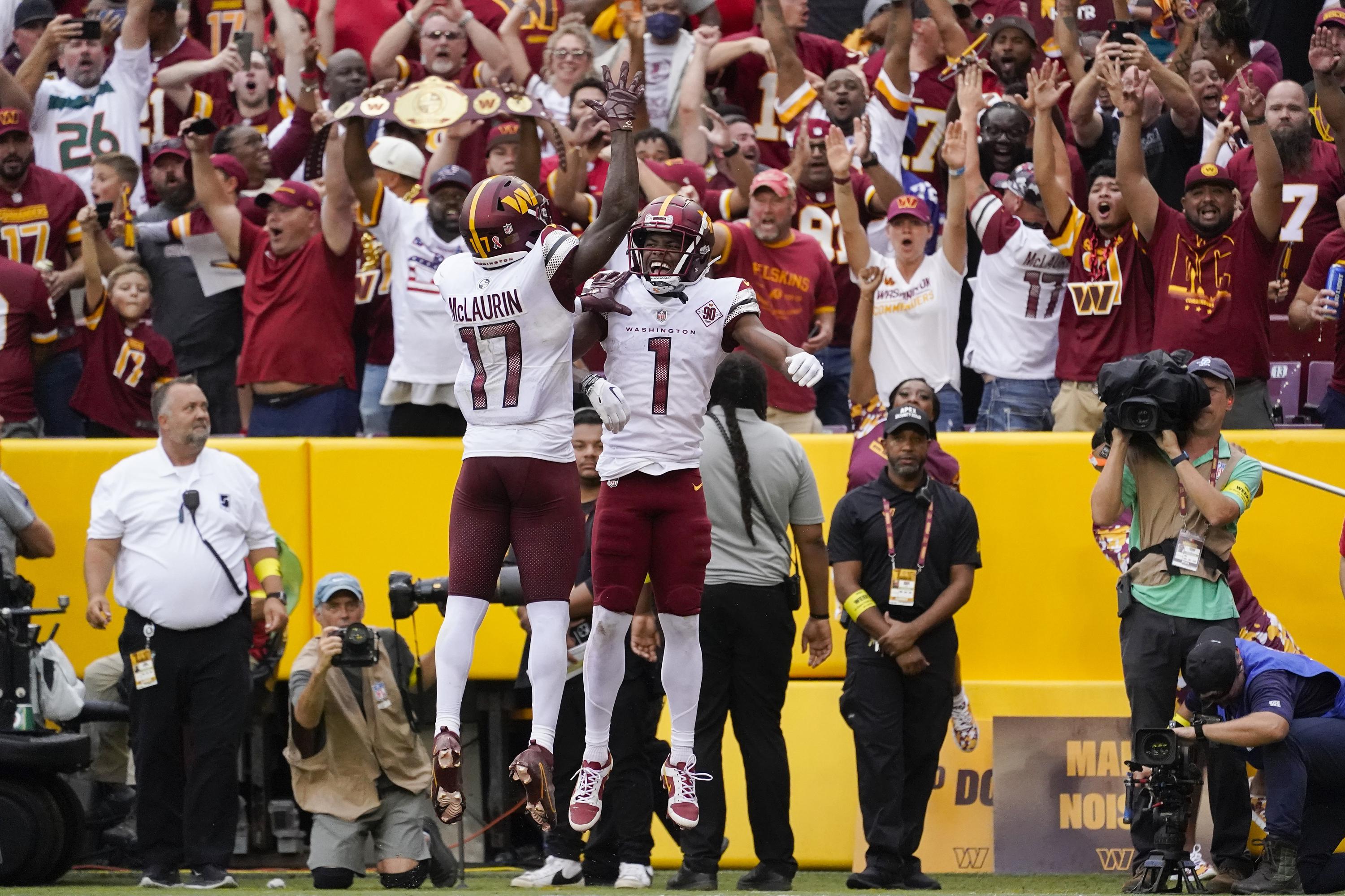 Offensive options could continue to help Wentz, Commanders | AP News