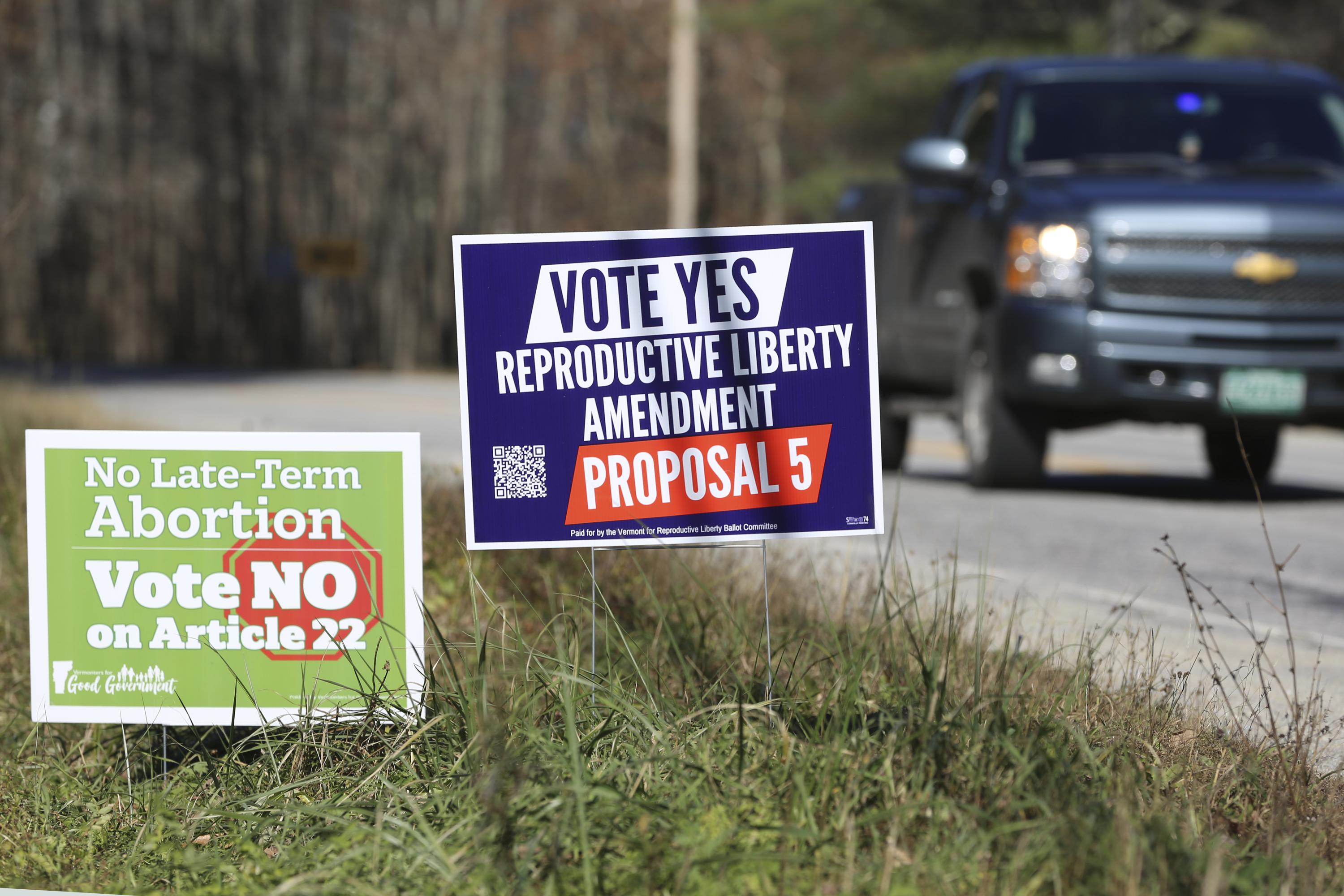 Vermont voters approve amendment protecting abortion | AP News