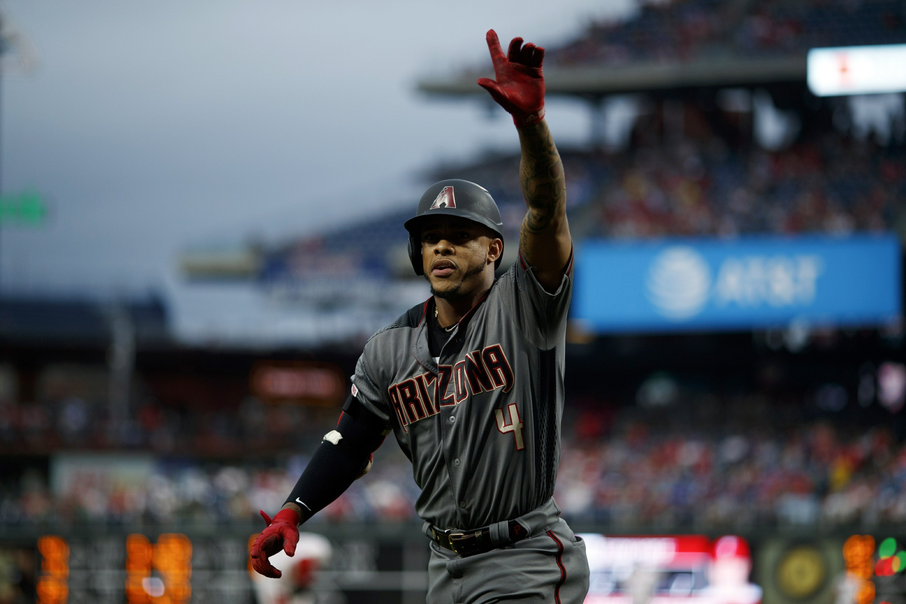 D'backs beat Phillies 13-8, teams combine for record 13 HRs | AP News