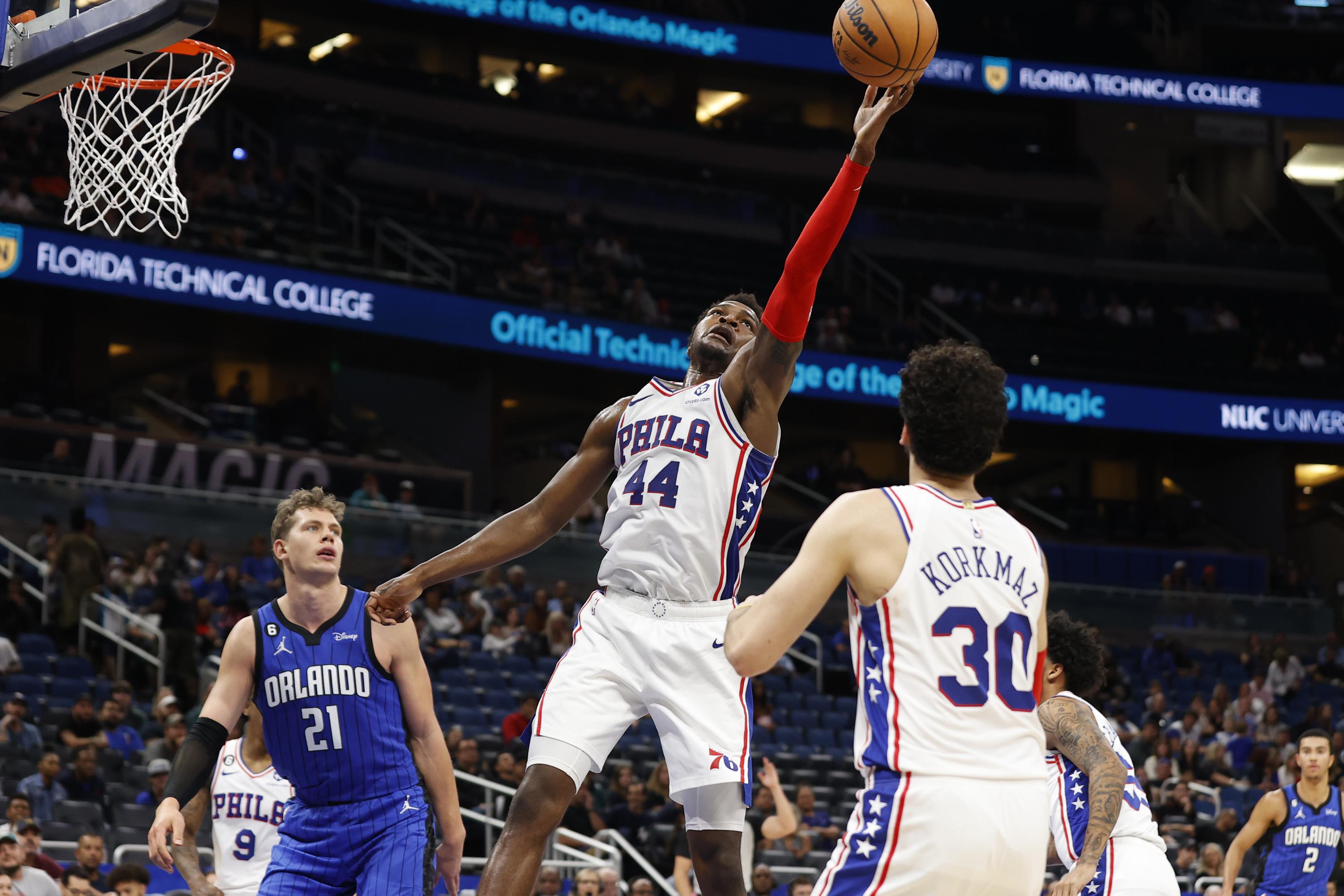 Milton, Harris lead 76ers' rout of Magic | AP News
