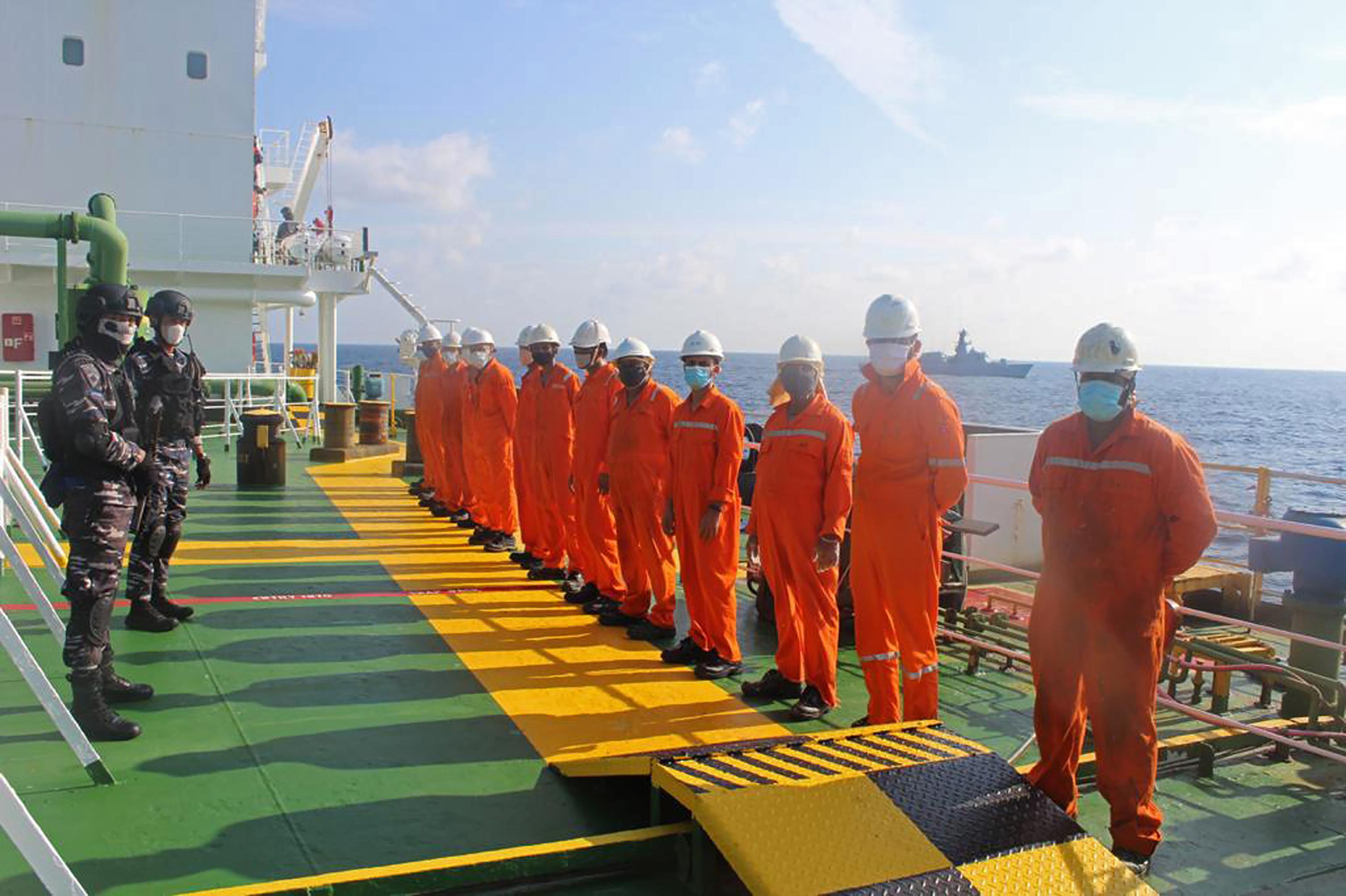 Indonesian navy seizes oil tanker wanted in Cambodia | AP News