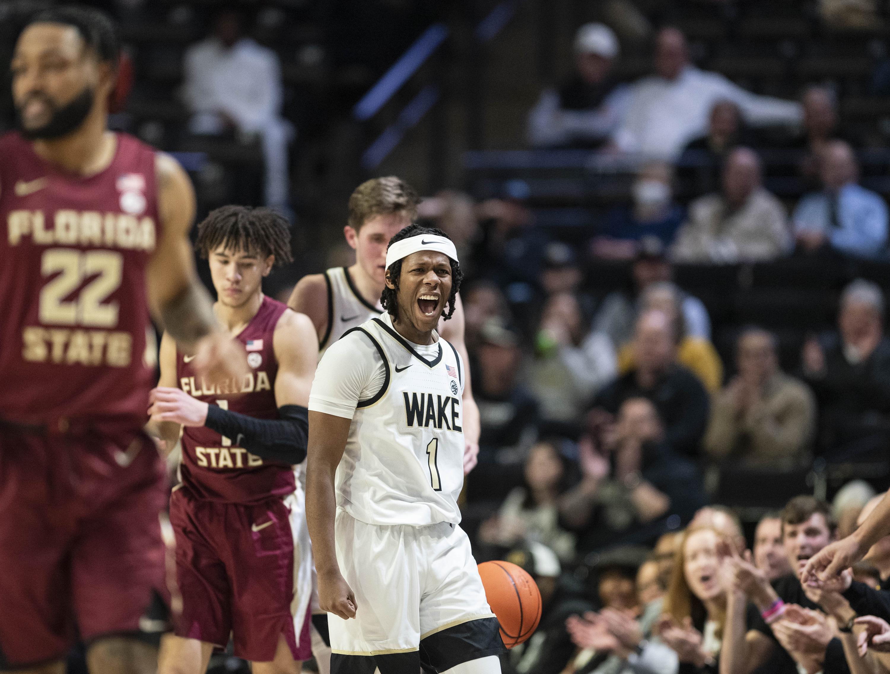 Wake Forest uses its trifecta to sink Florida St. 90-75 | AP News