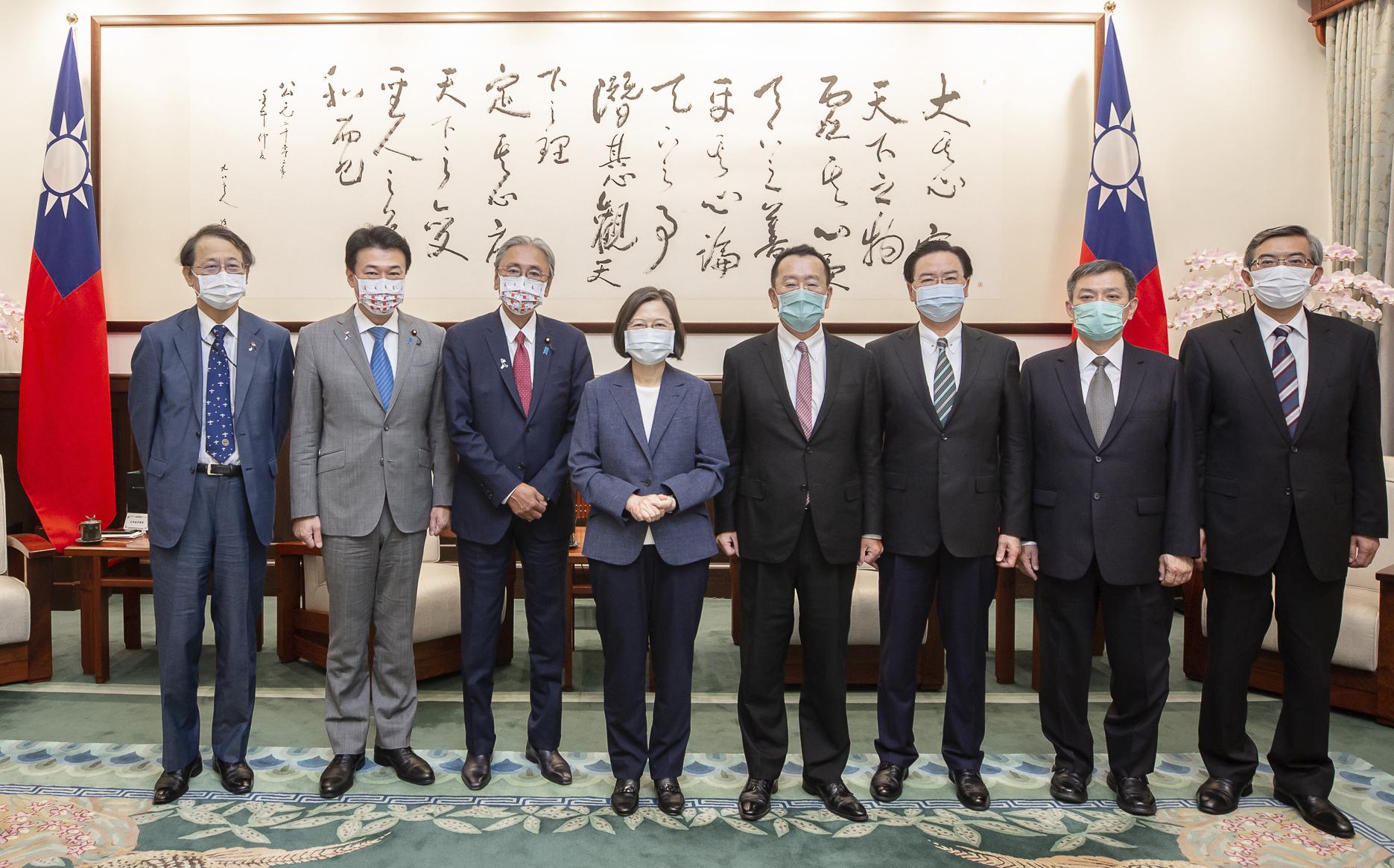 Taiwan's Tsai says self-defense resolve cannot be shaken | AP News