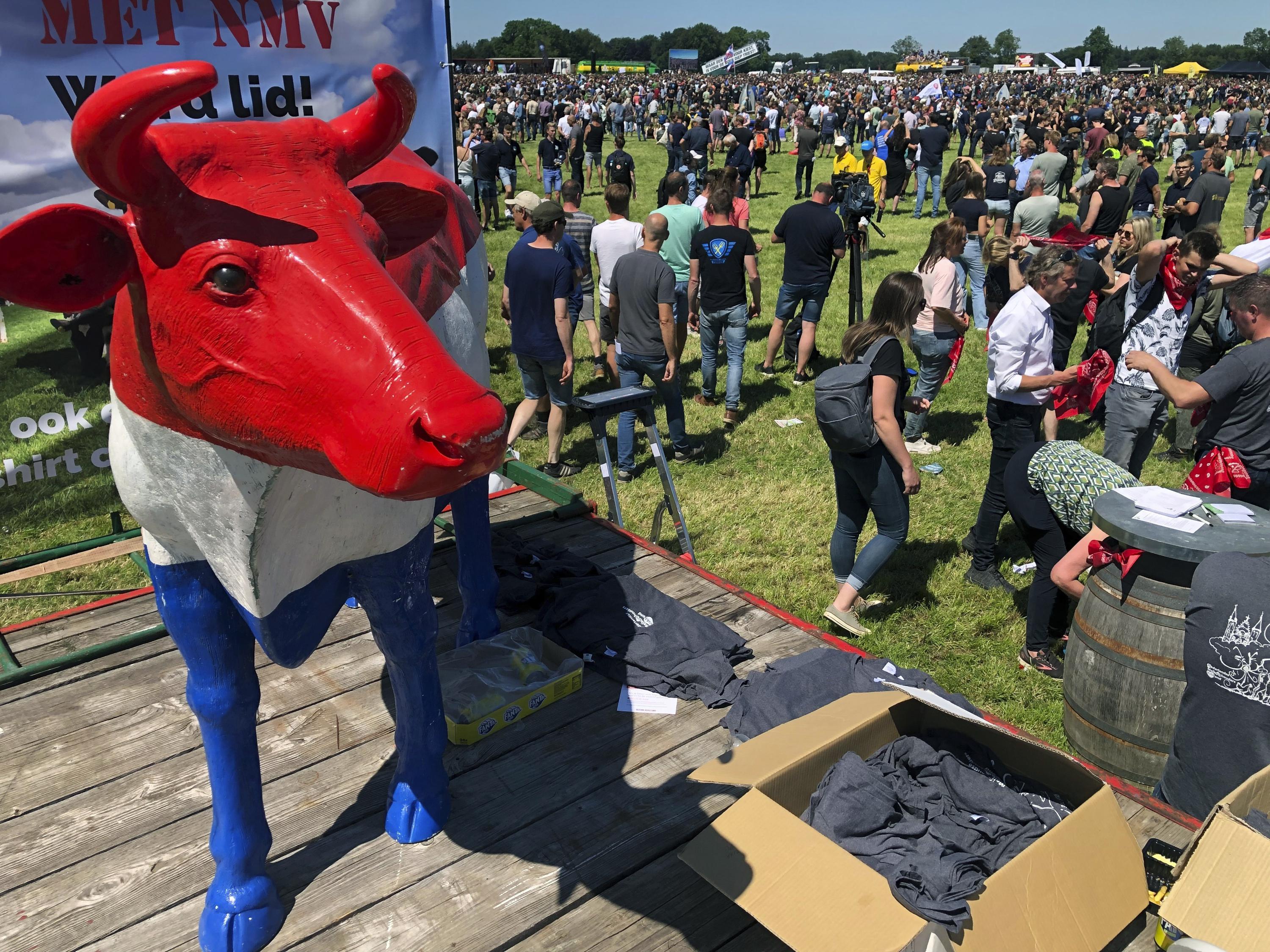 Thousands of Dutch farmers protest, fearing government cuts | AP News