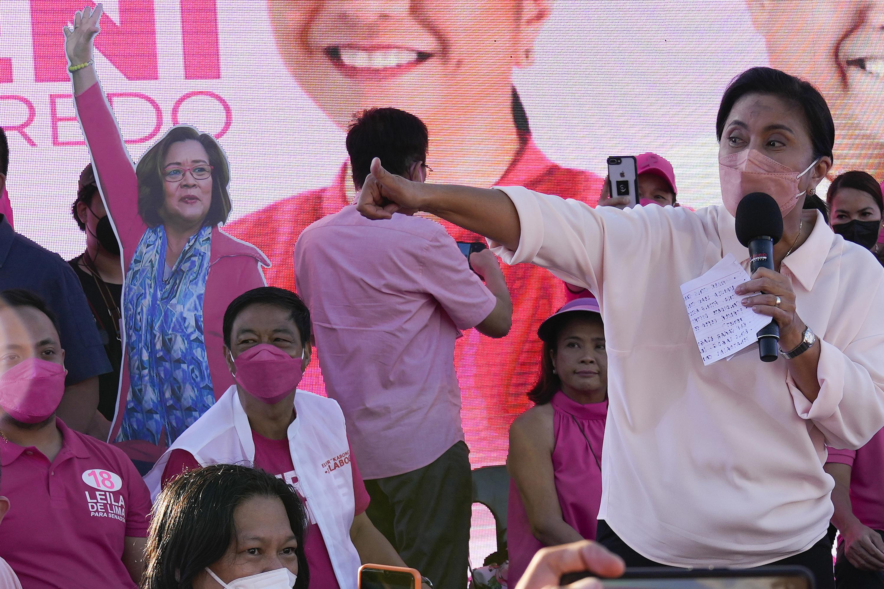 Philippine leader's top critic wages poll battle from jail | AP News