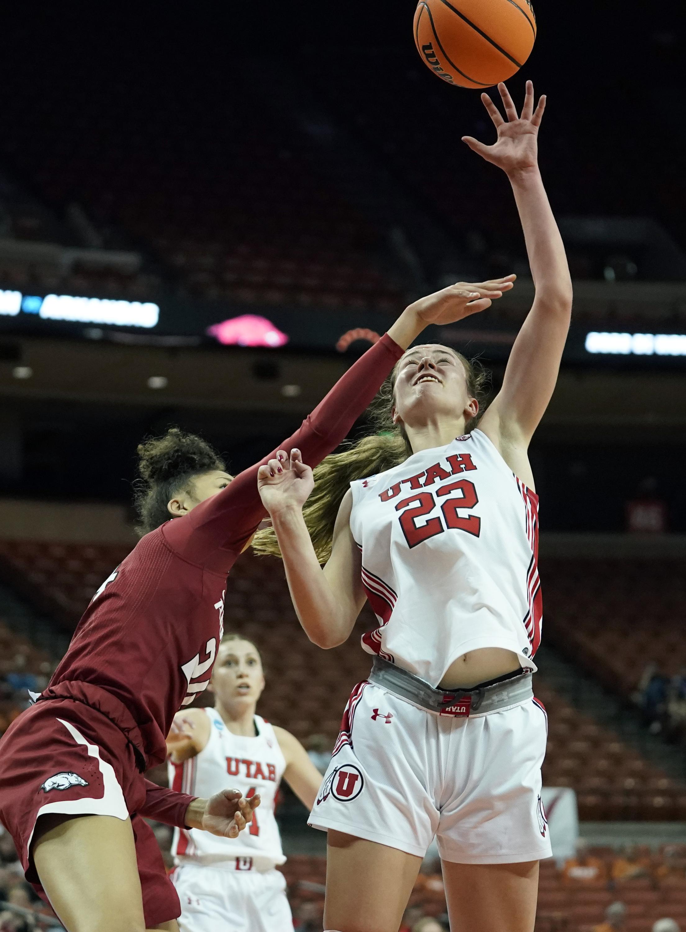 Utah women use 3-point barrage to beat Arkansas 92-69 | AP News