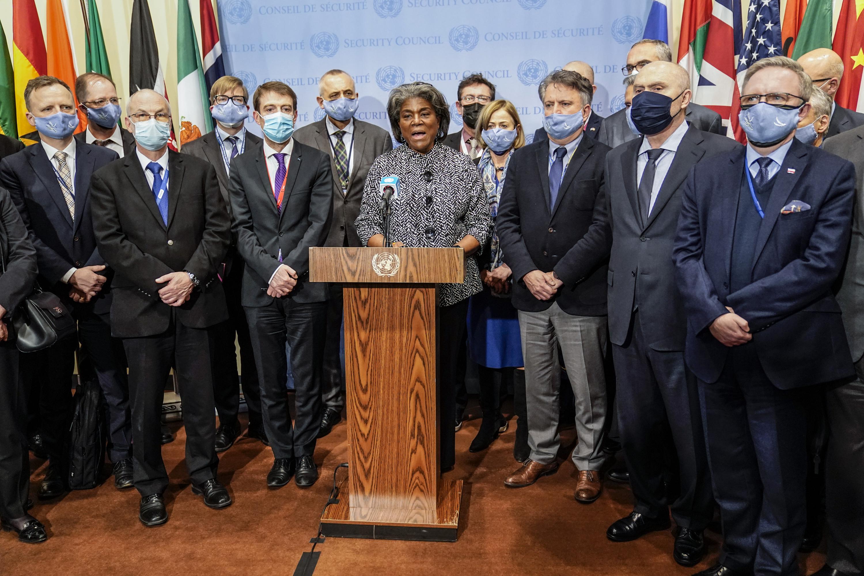 Russia vetoes UN demand that Russia stop attacking Ukraine | AP News