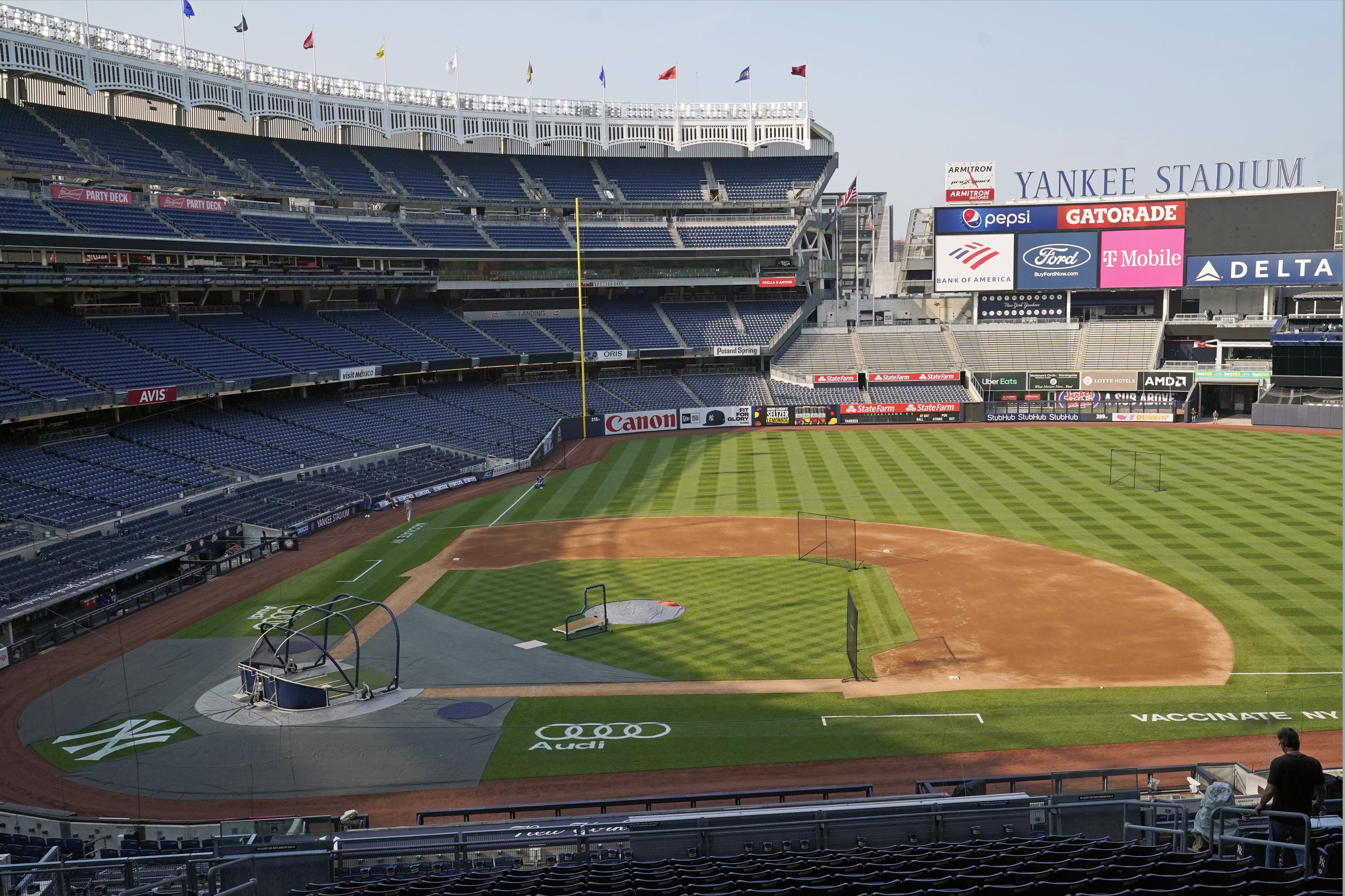 The Latest: Yankee Stadium to resume 100% capacity on Friday | AP News