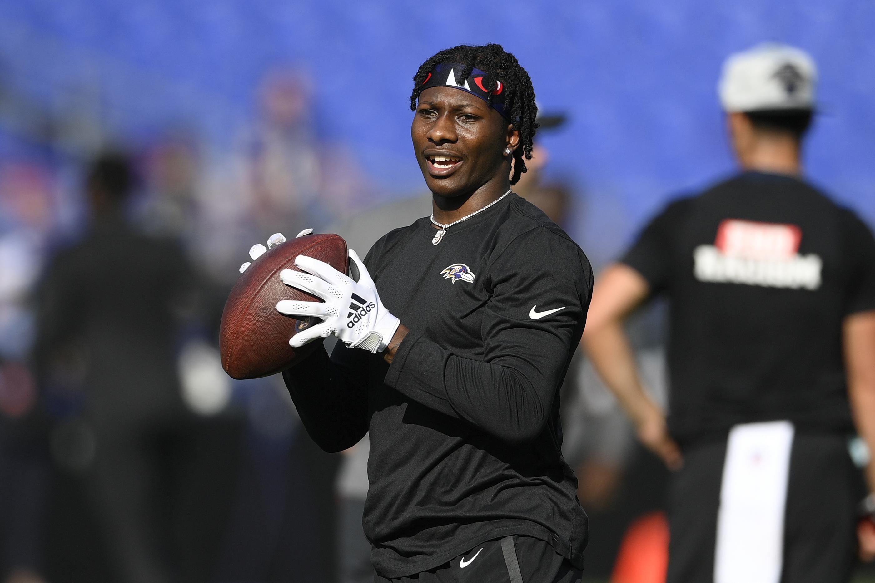 Ravens' Brown hoping missed time won't be a problem | AP News