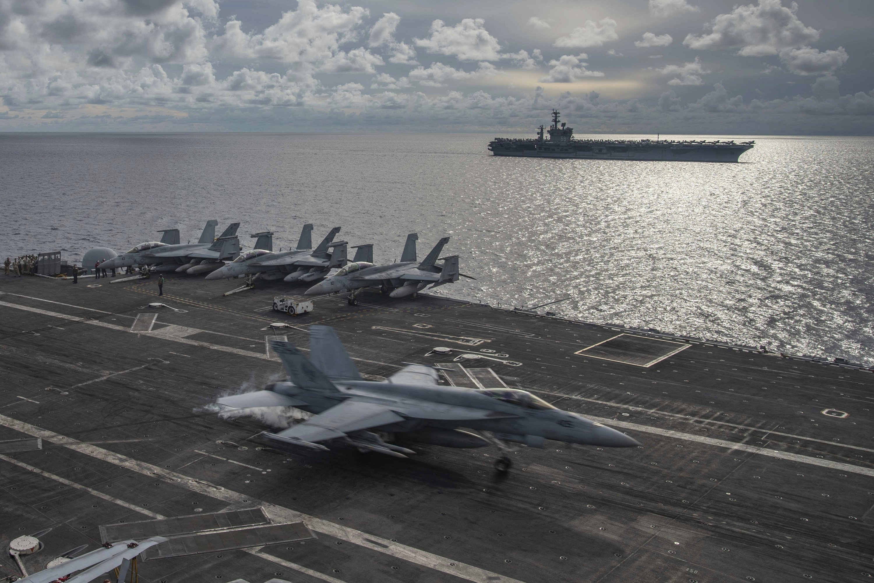 Sharp jump in US Navy transits to counter China under Trump | AP News Sharp jump in US Navy transits to counter China under Trump | AP News