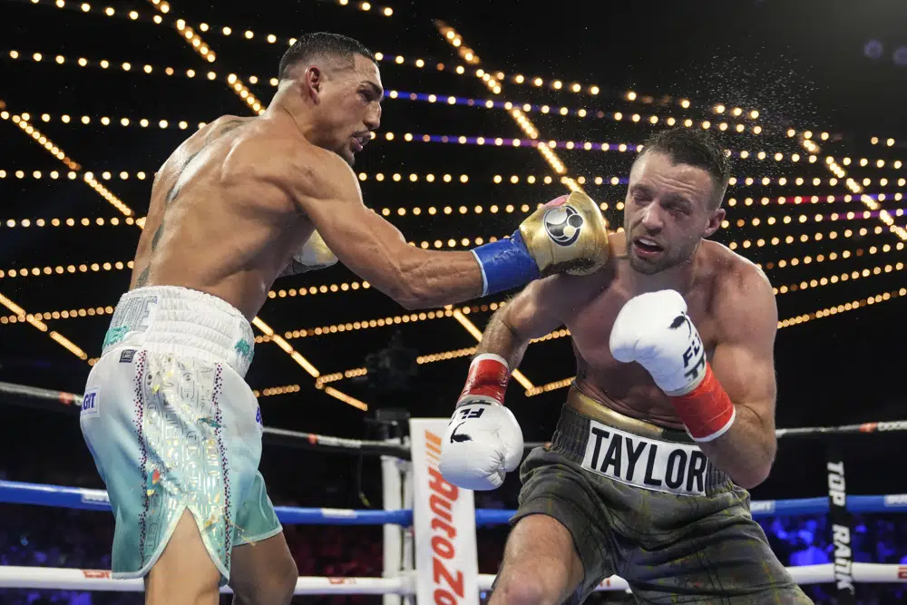 Teofimo Lopez beats Josh Taylor wins light-welterweight title ...