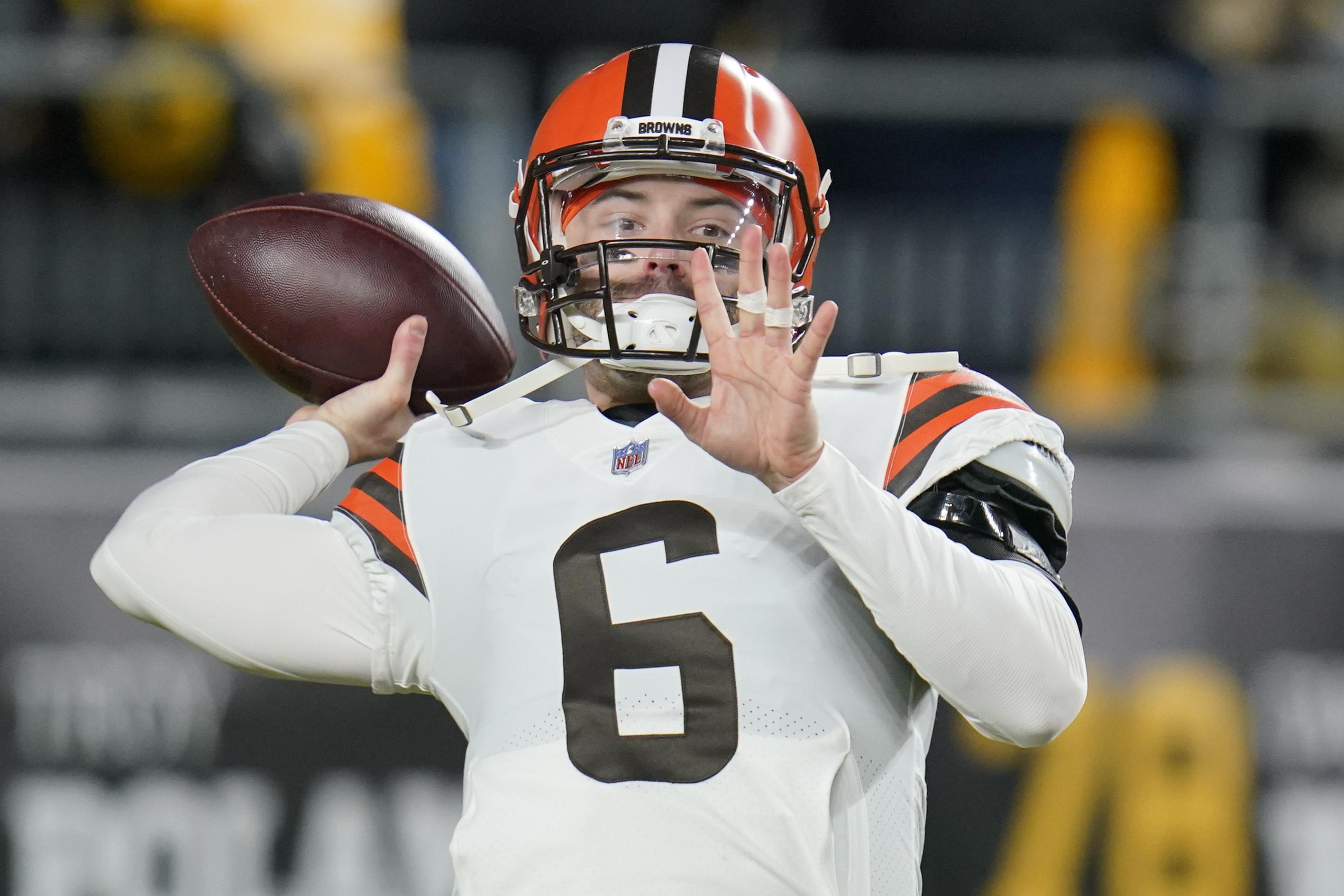 Browns' Mayfield has surgery, starts road to 'true self' | AP News