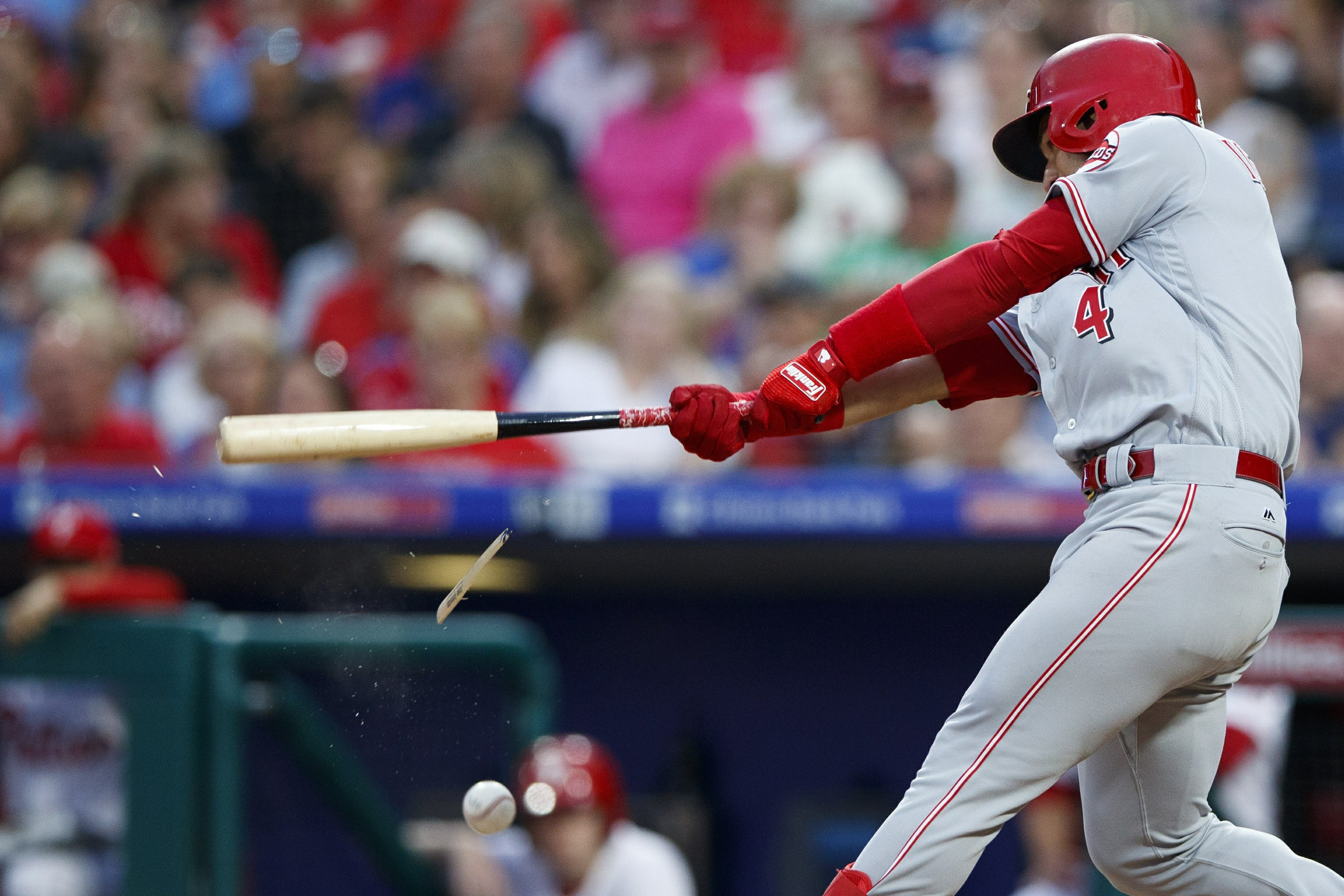 Jay Bruce's 2-run homer leads Phillies over Reds 4-2 | AP News