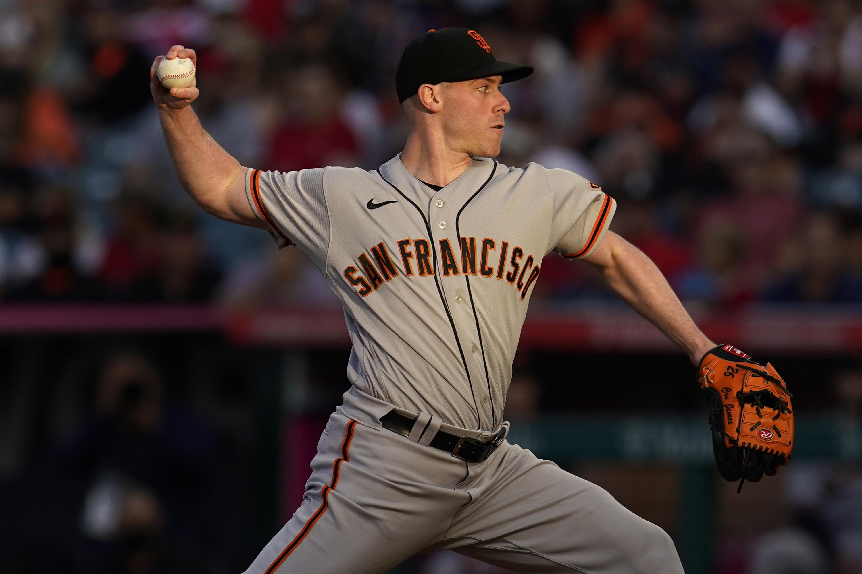 DeSclafani wins again, Flores HR as Giants top Angels 5-0 | AP News