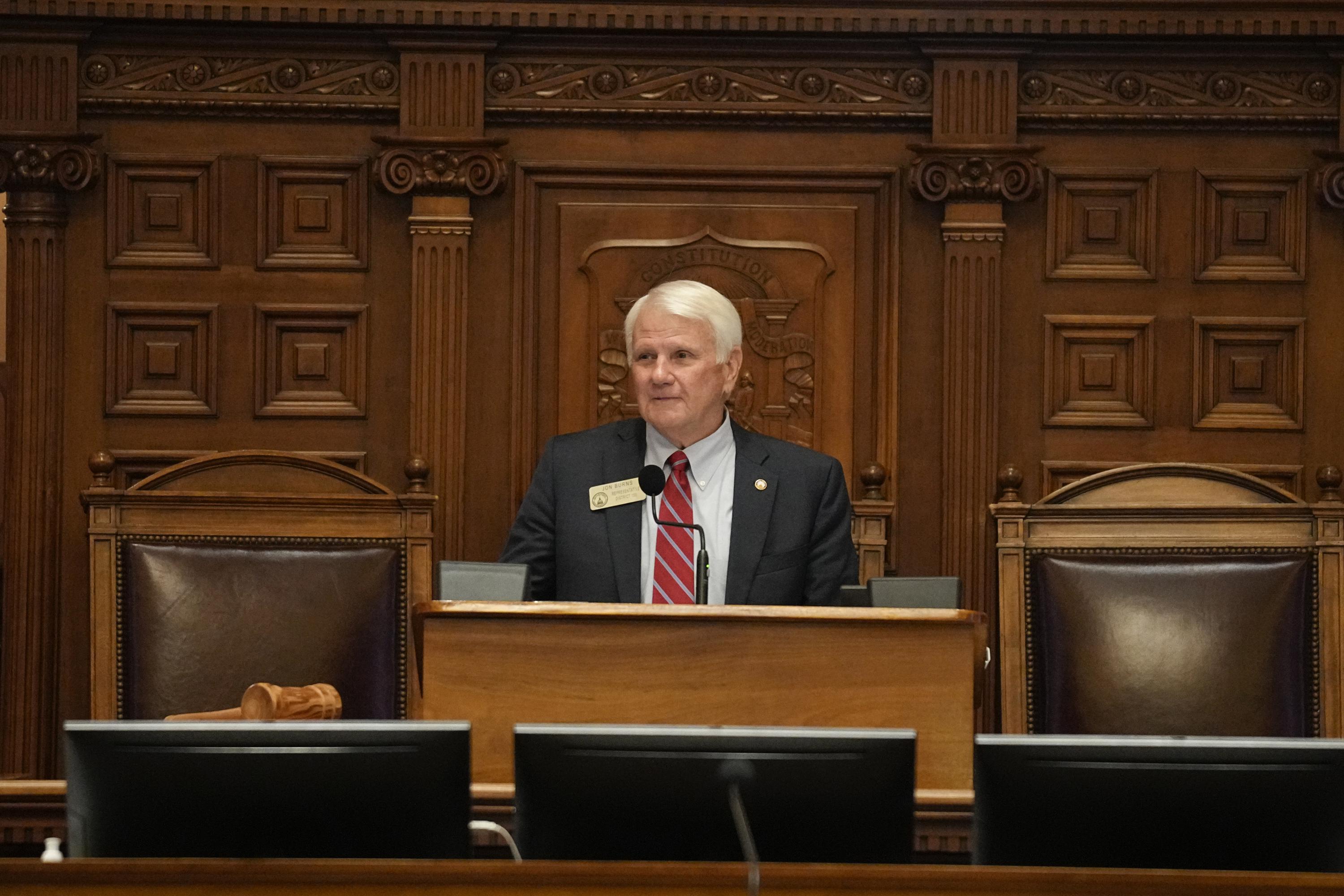 New Georgia House speaker aims to keep friends as he ascends | AP News