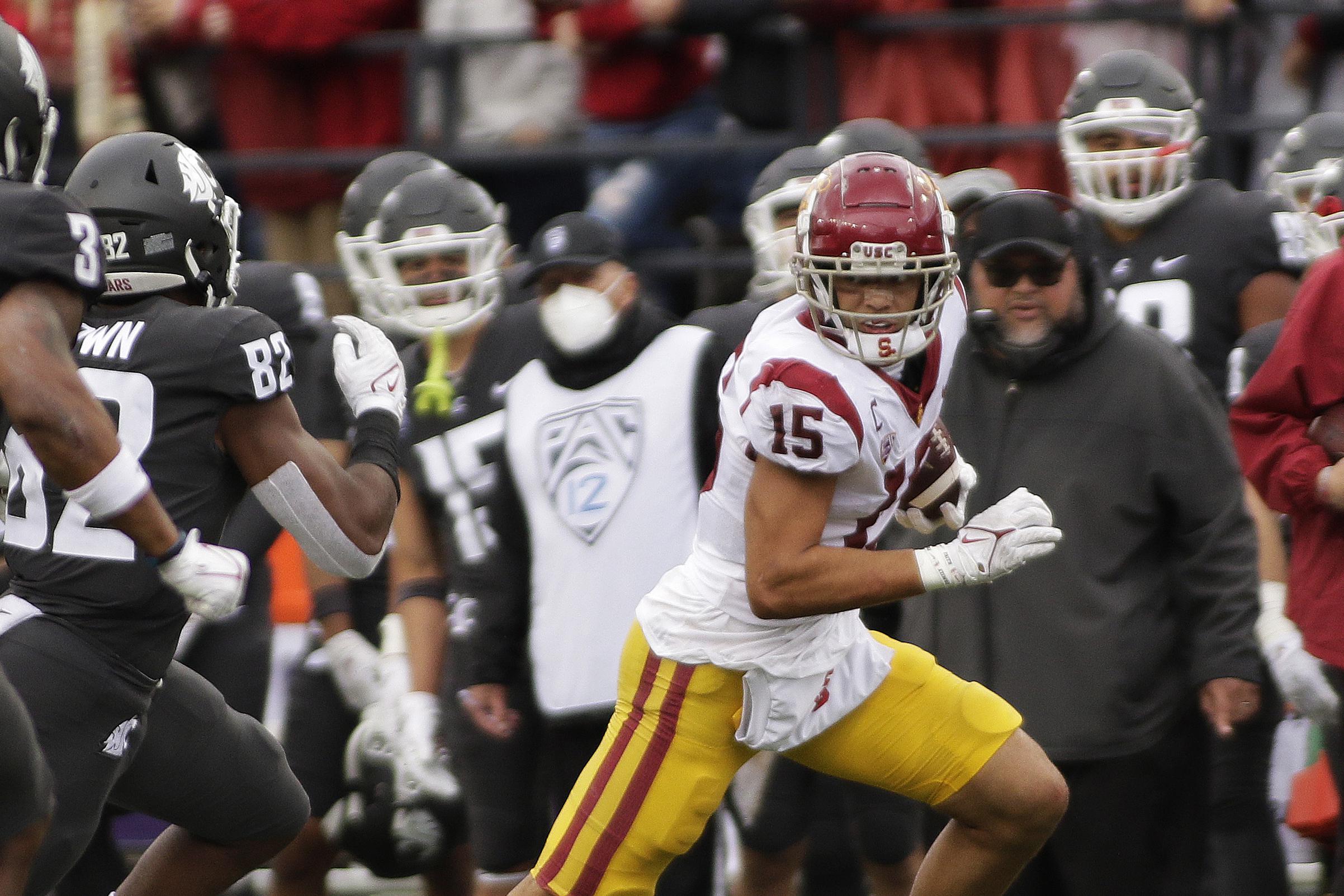 USC WR Drake London is rock-steady star on team in turmoil | AP News