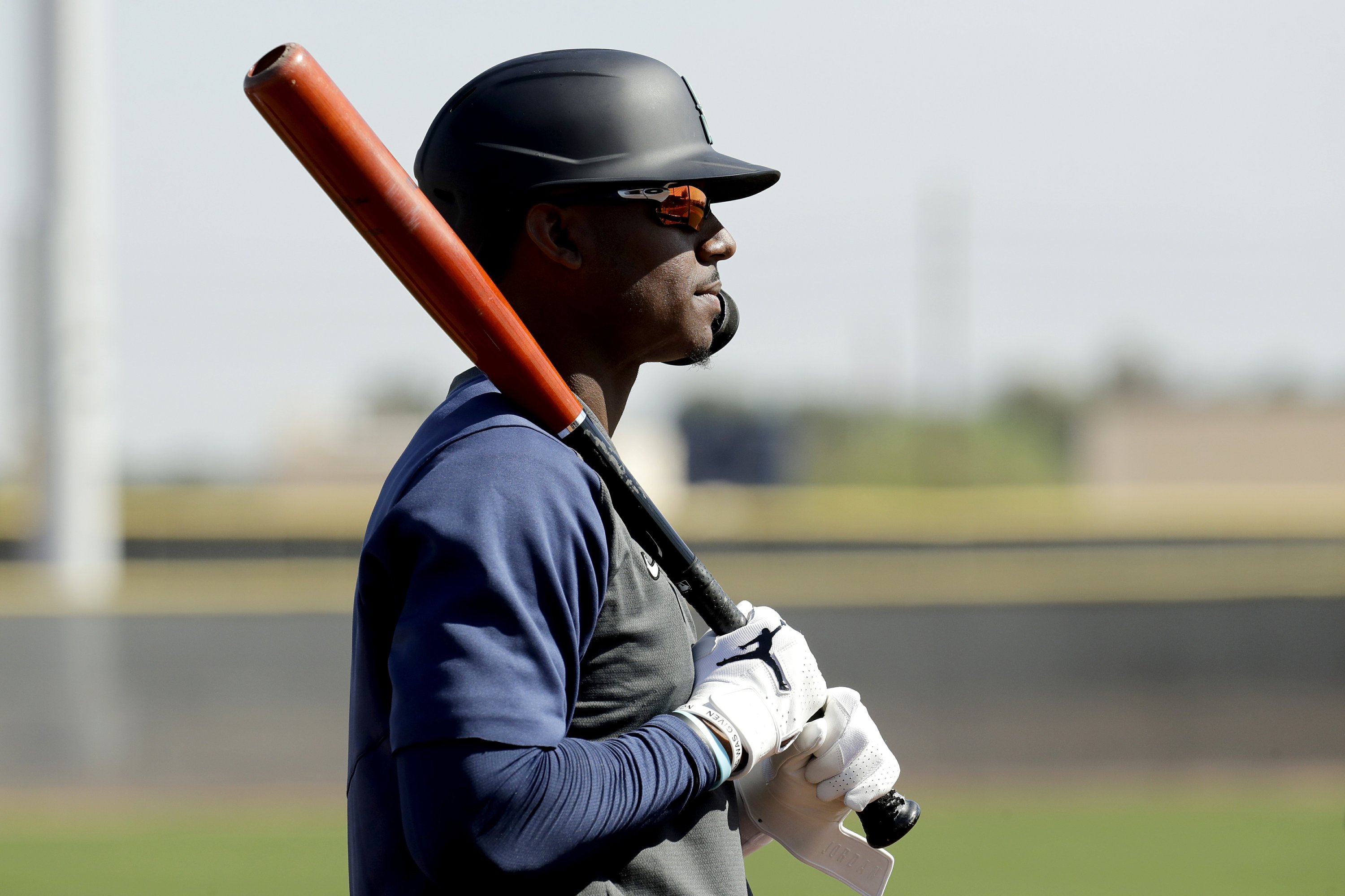 Lewis hoping to power up for Mariners in first full season | AP News