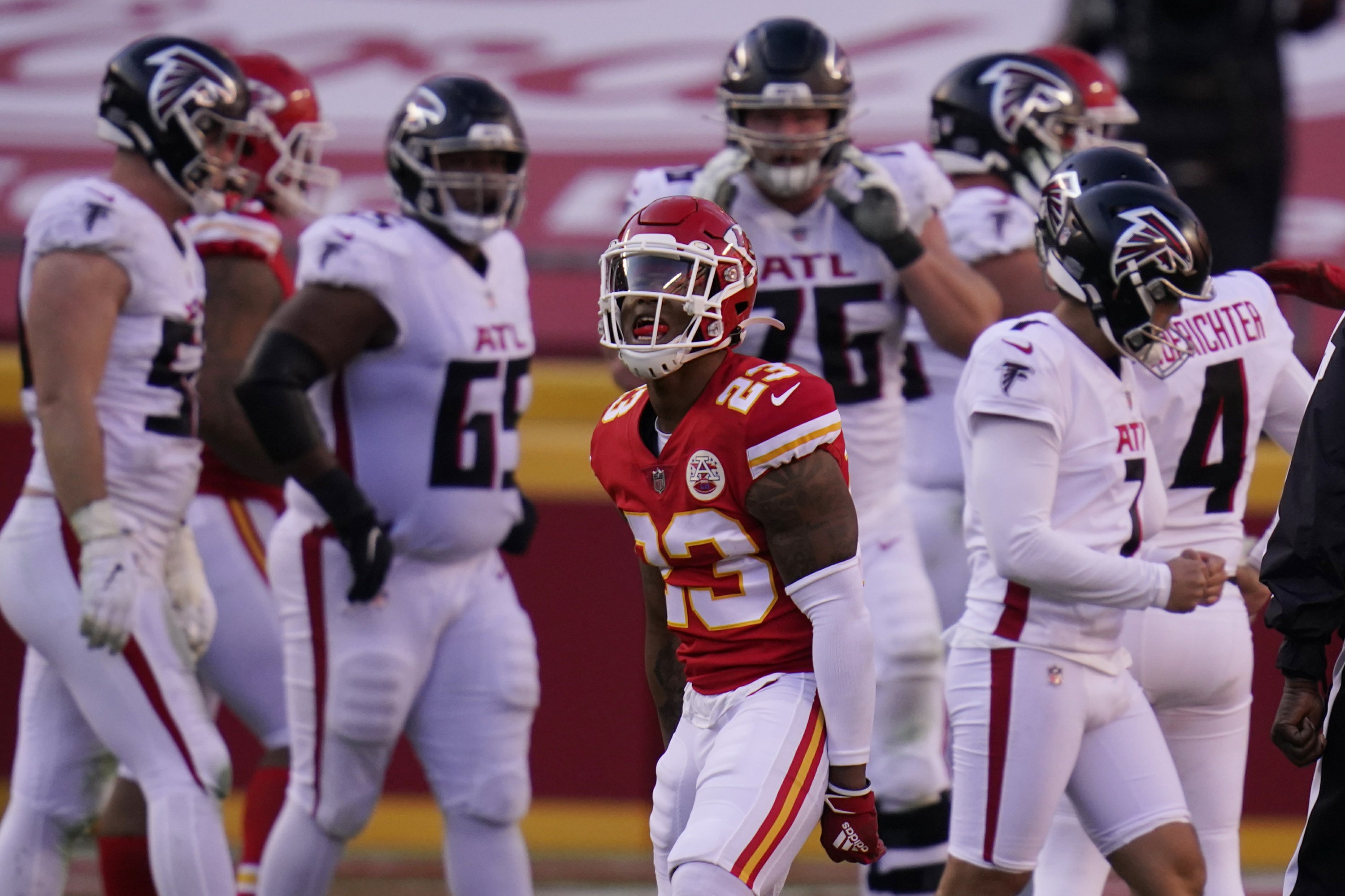 Falcons watch near-perfect Koo miss costly FG in loss to KC | AP News