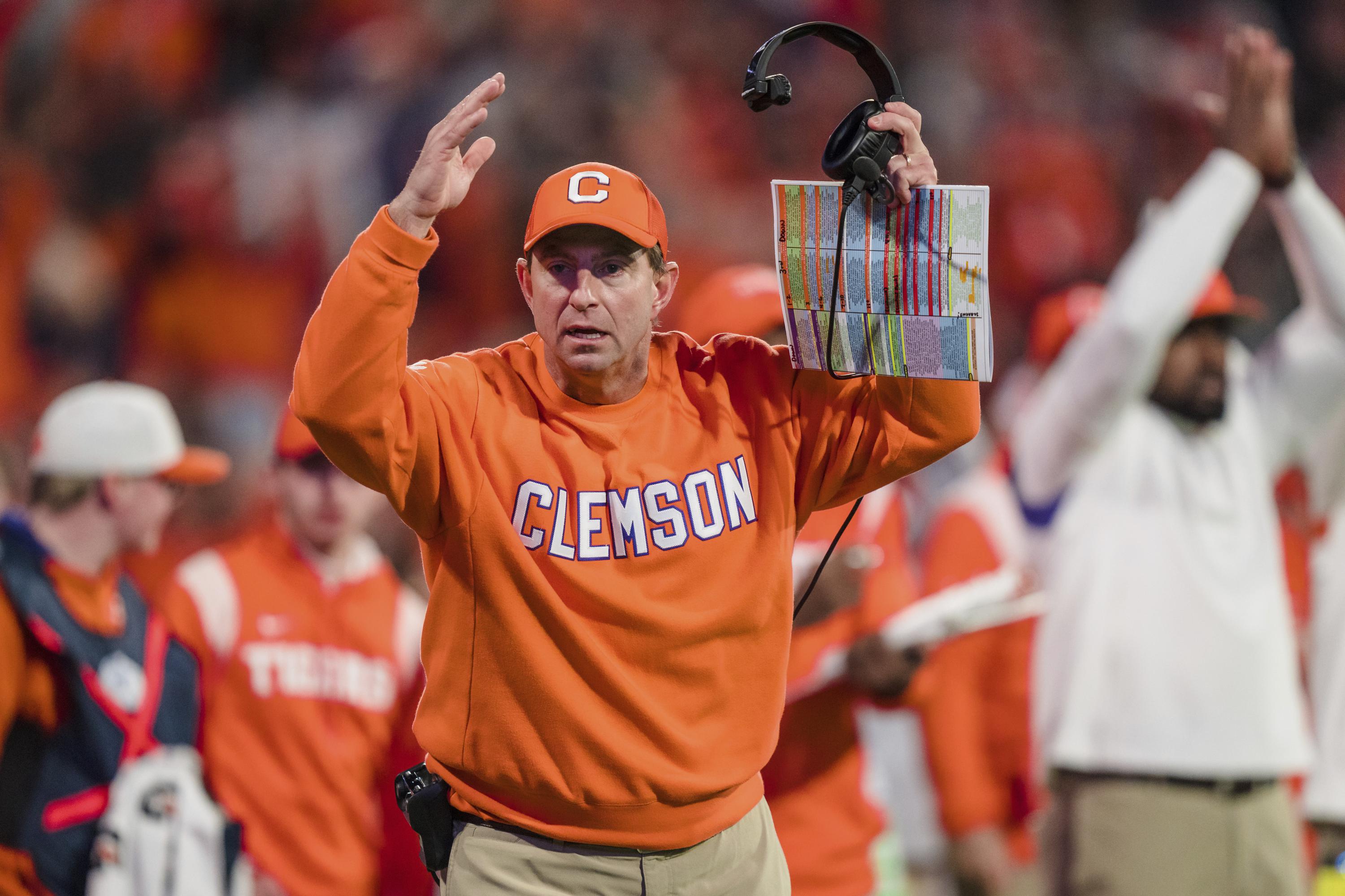 Coaching friends Swinney, Brown meet in ACC championship | AP News