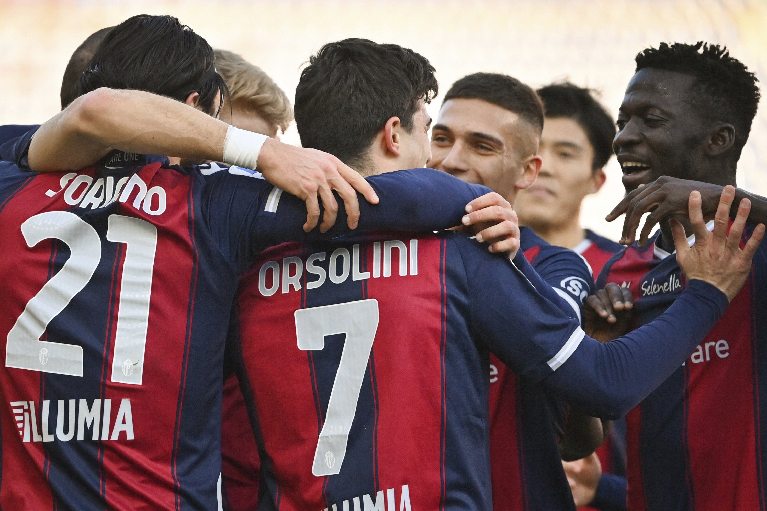 Bologna earns first win since November in Serie A | AP News