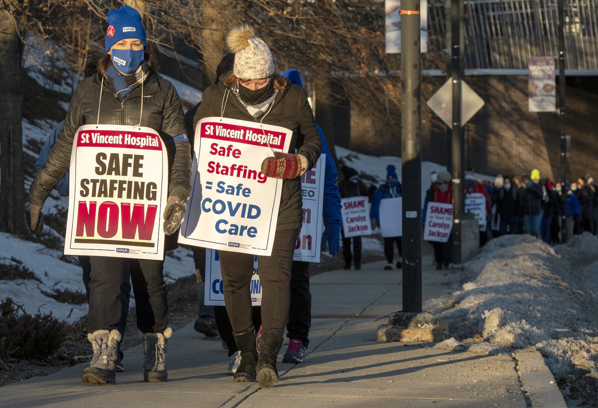 VIRUS TODAY: Massachusetts nurses go on strike over staffing | AP News