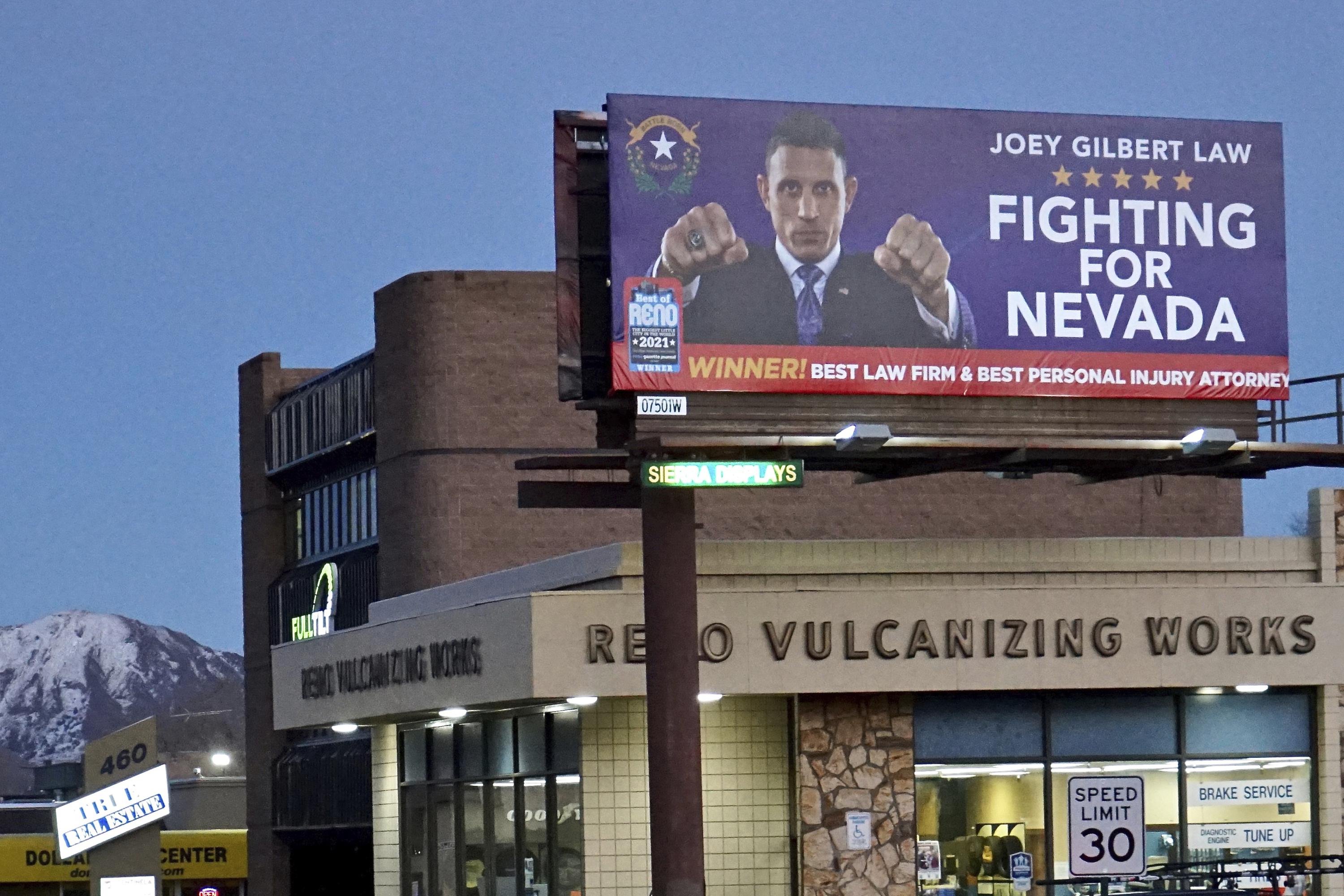 Governor candidate Joey Gilbert fights Nevada Bar reprimand | AP News