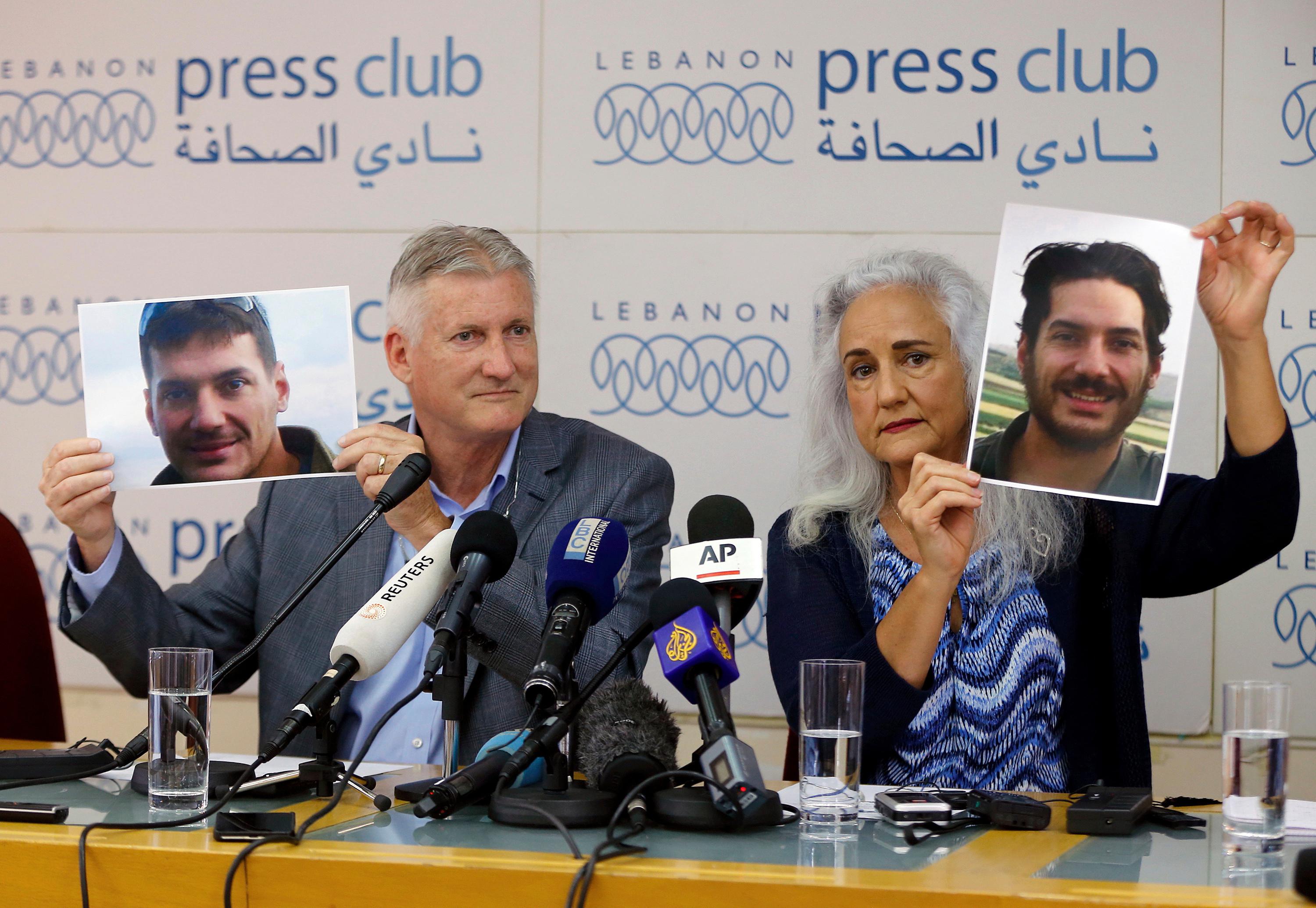 Lebanese general renews mediation over missing US journalist | AP News