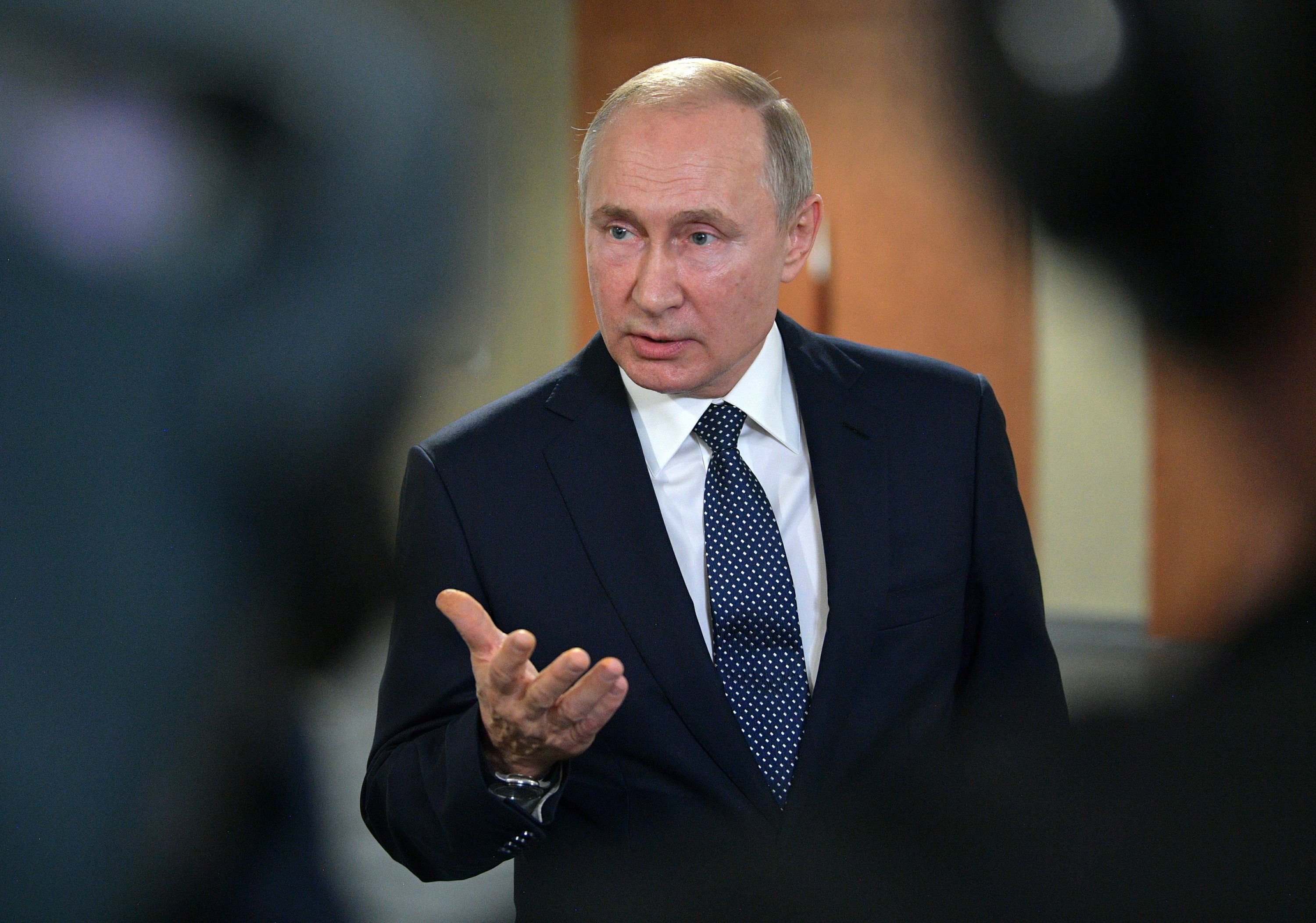 Putin says he opposes trade restrictions against Georgia | AP News