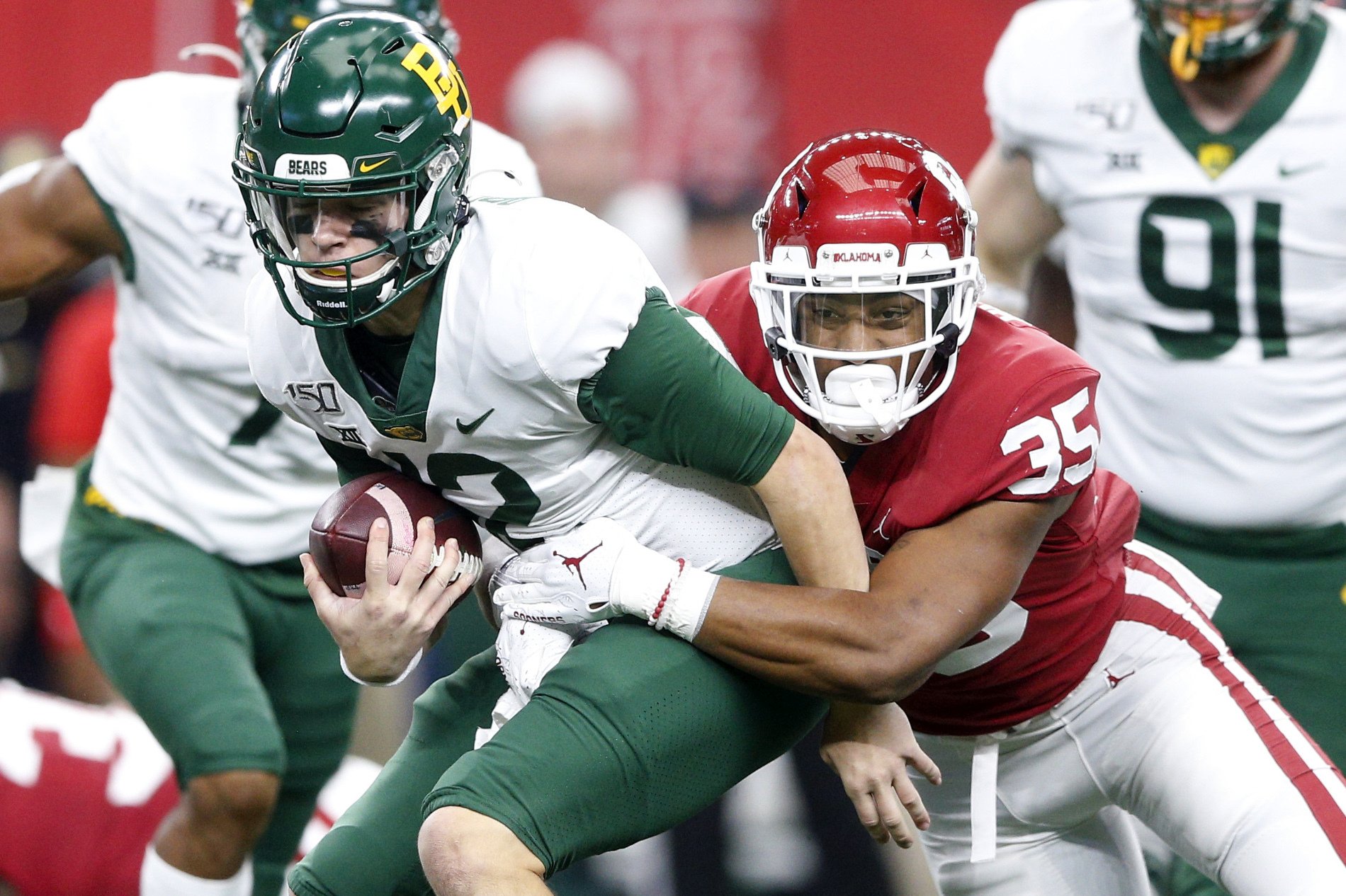 Baylor QB Brewer out of Big 12 championship after big hit | AP News