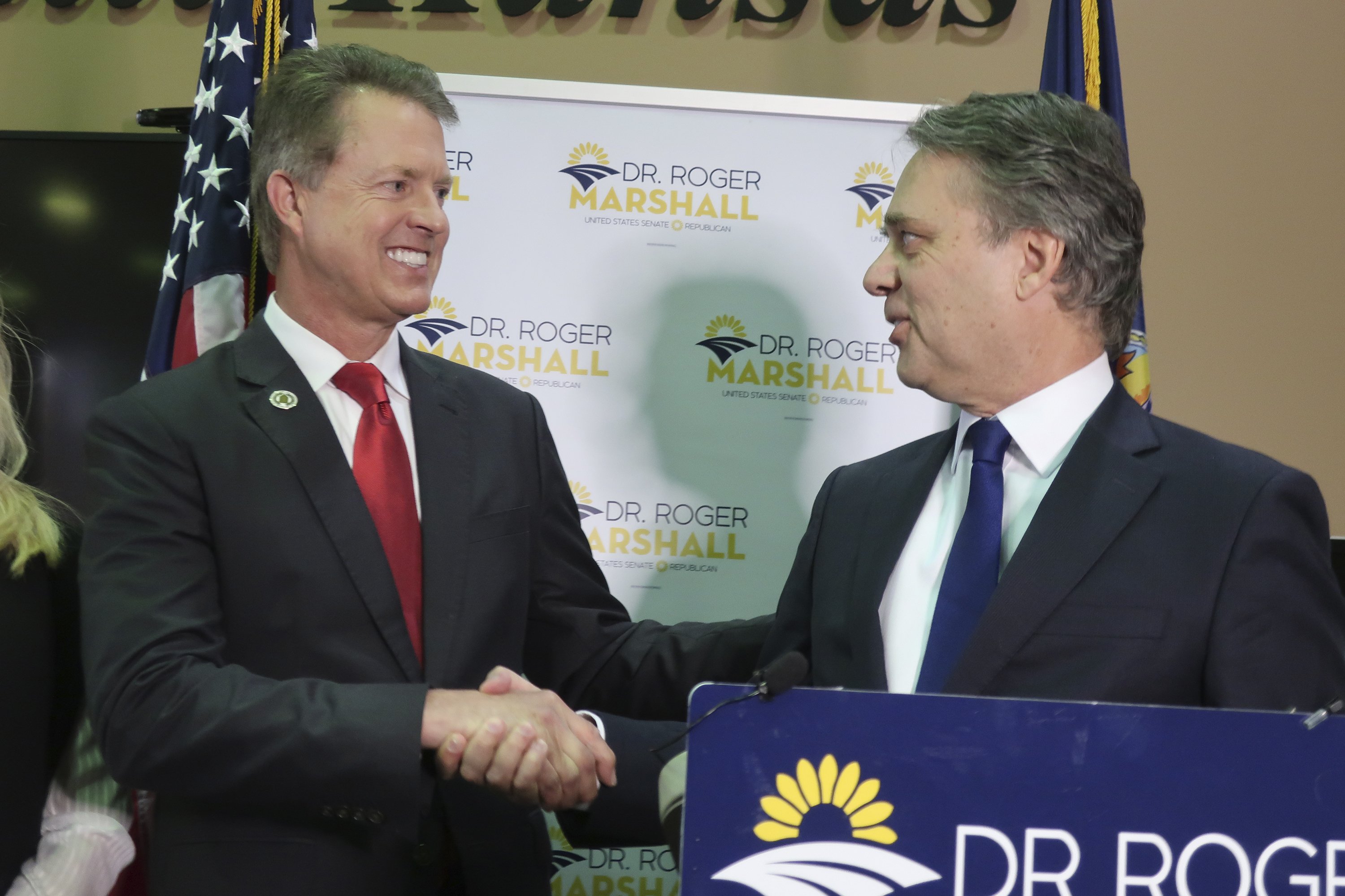 Ex-Kansas Gov. Colyer endorses Rep. Marshall in Senate race | AP News