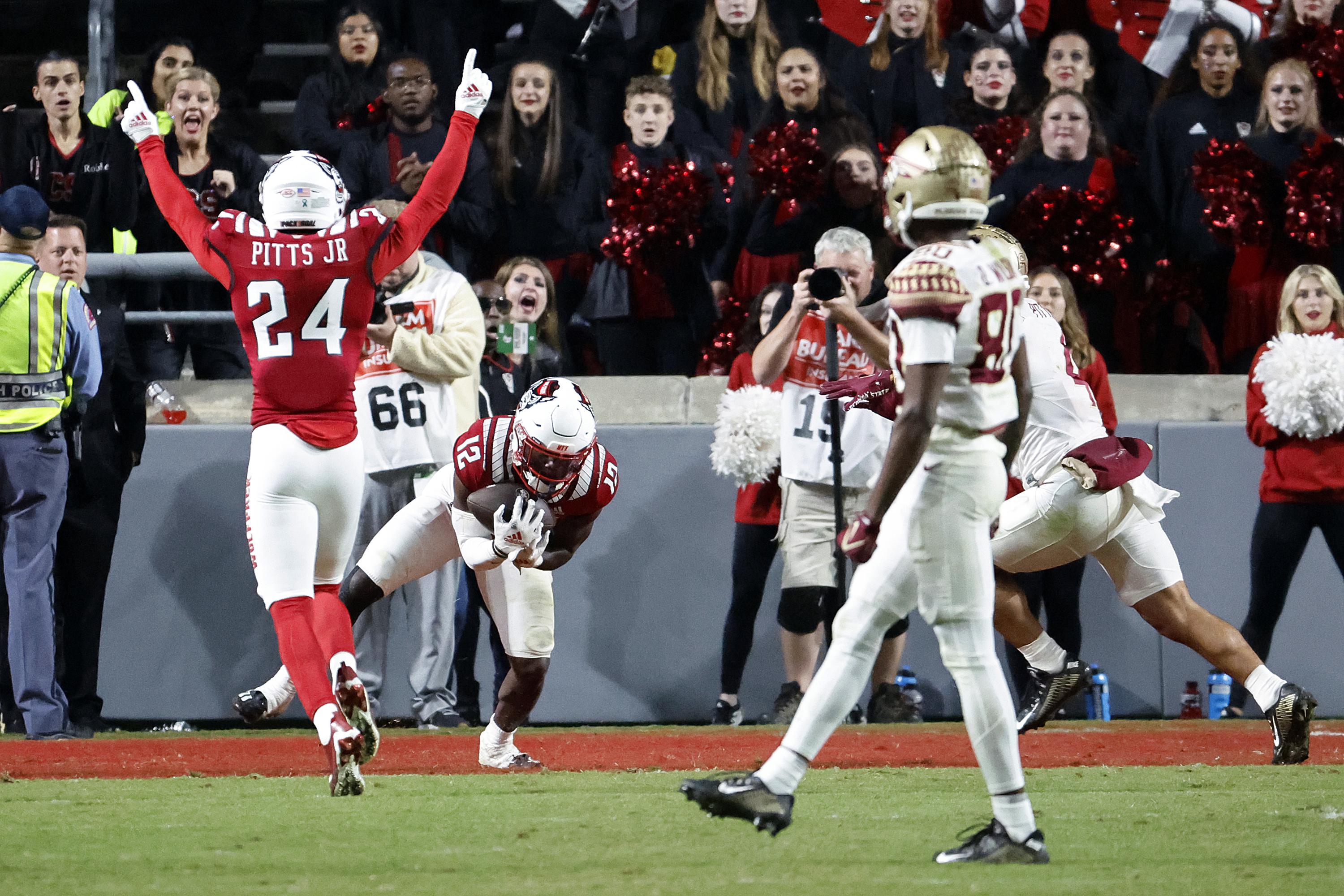 Boykin, defense help No. 14 NC State rally past FSU 19-17 | AP News