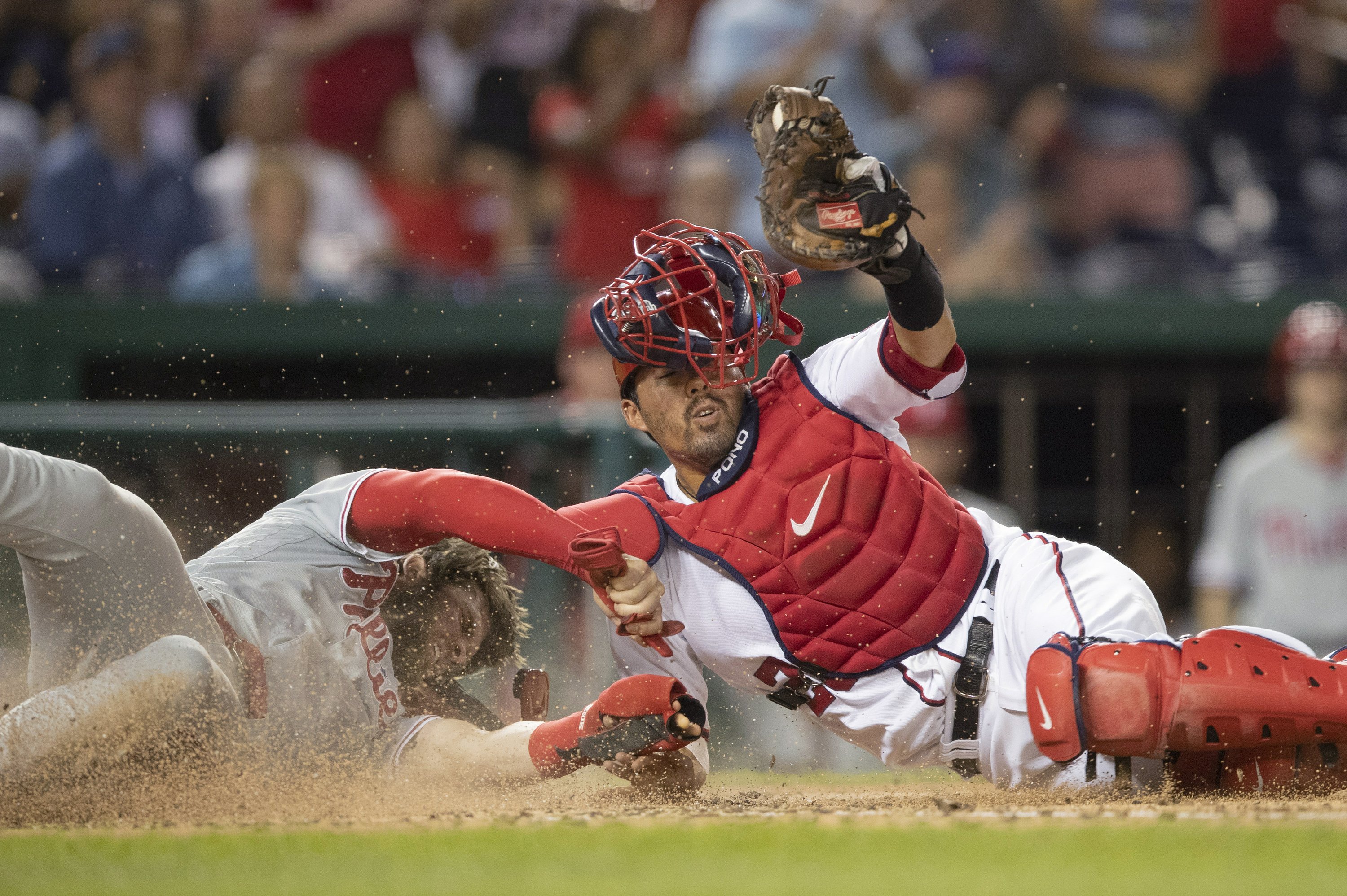 Nationals hit 3 HRs, complete sweep of Phillies with 7-4 win | AP News